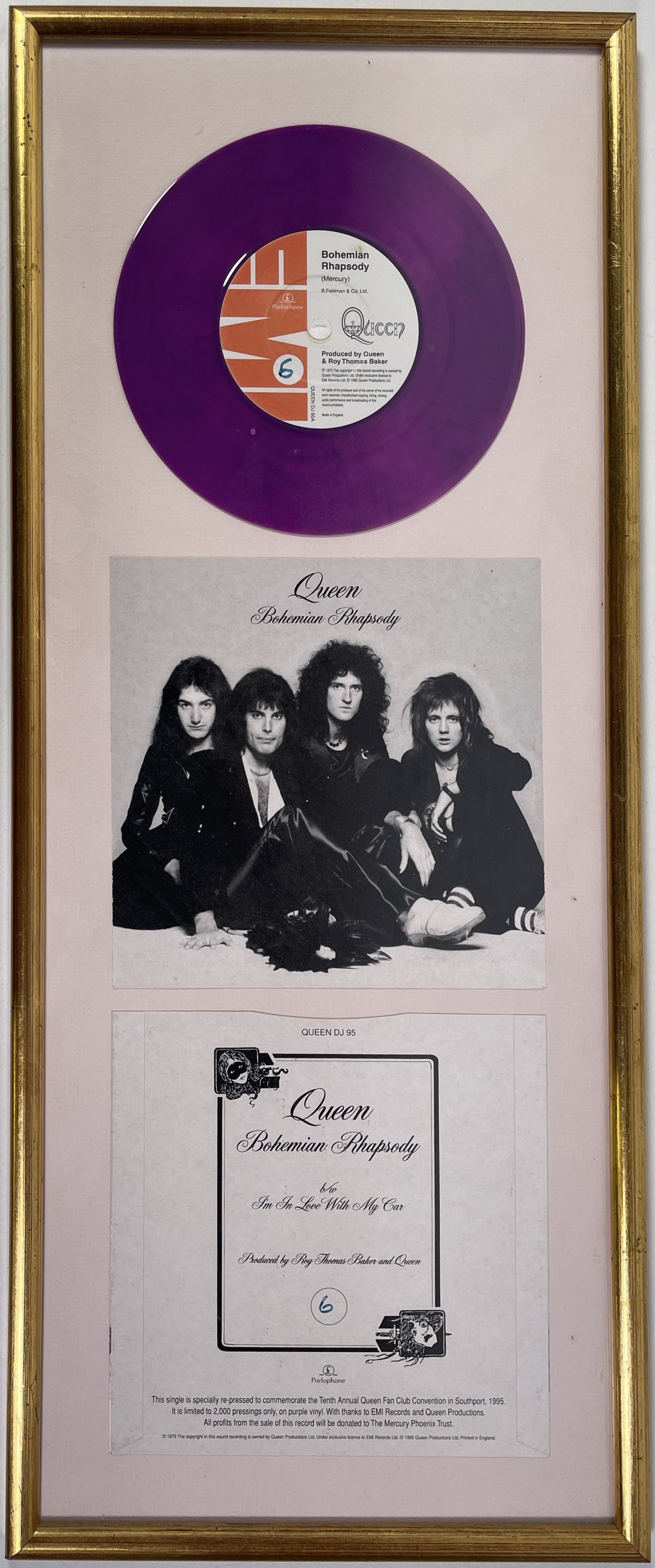 Lot 271 - QUEEN INTEREST - 1995 PURPLE BOHEMIAN