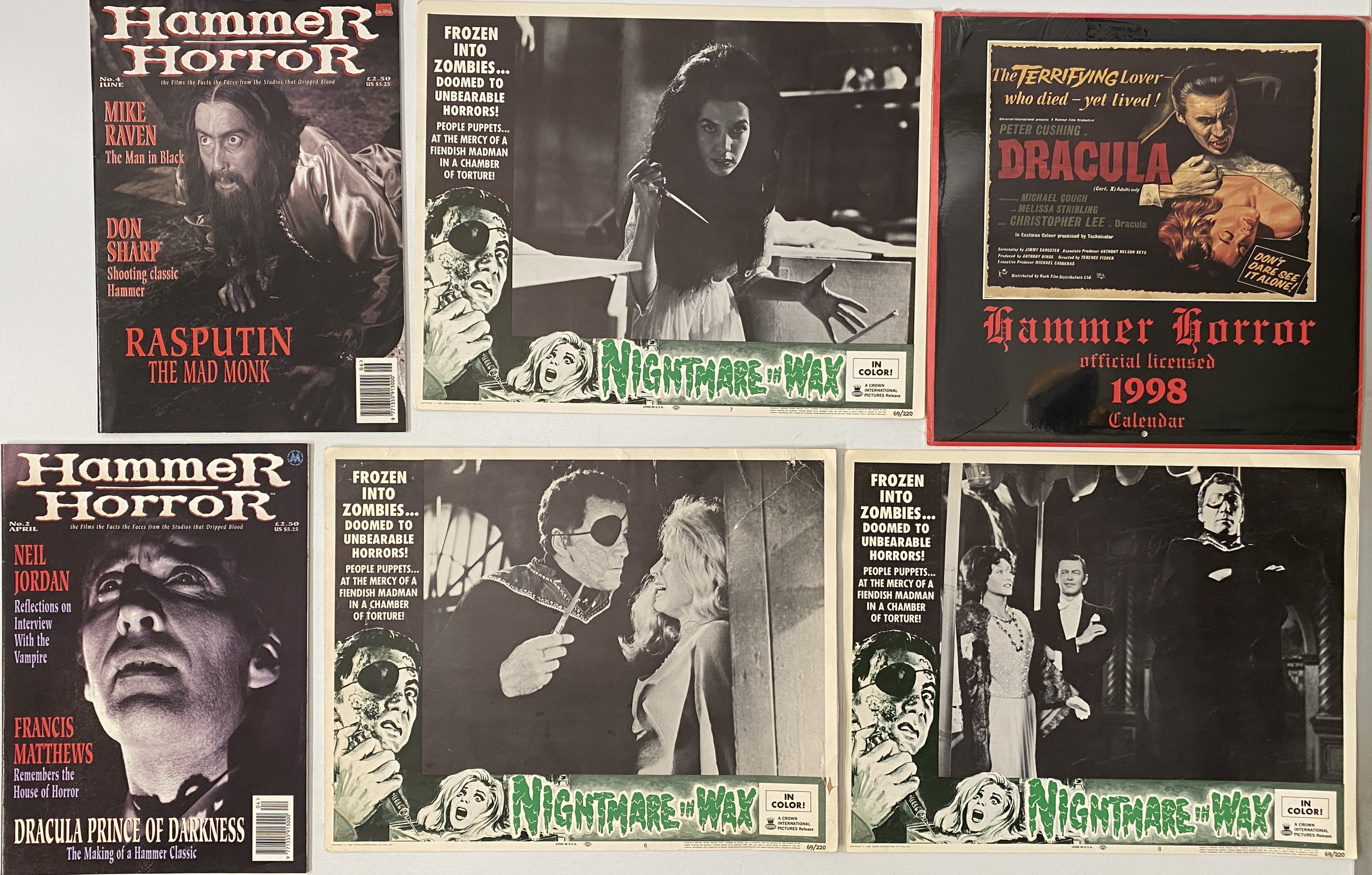 Lot 205 - HAMMER HORROR INTEREST - INC SCRIPTS