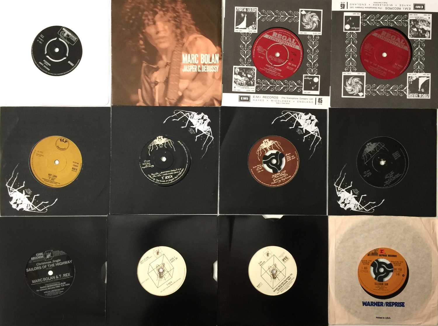 Lot 796 - T REX/ MARC BOLAN AND RELATED - LP/ 7"