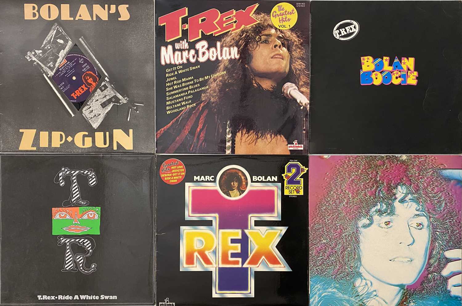 Lot 796 - T REX/ MARC BOLAN AND RELATED - LP/ 7"