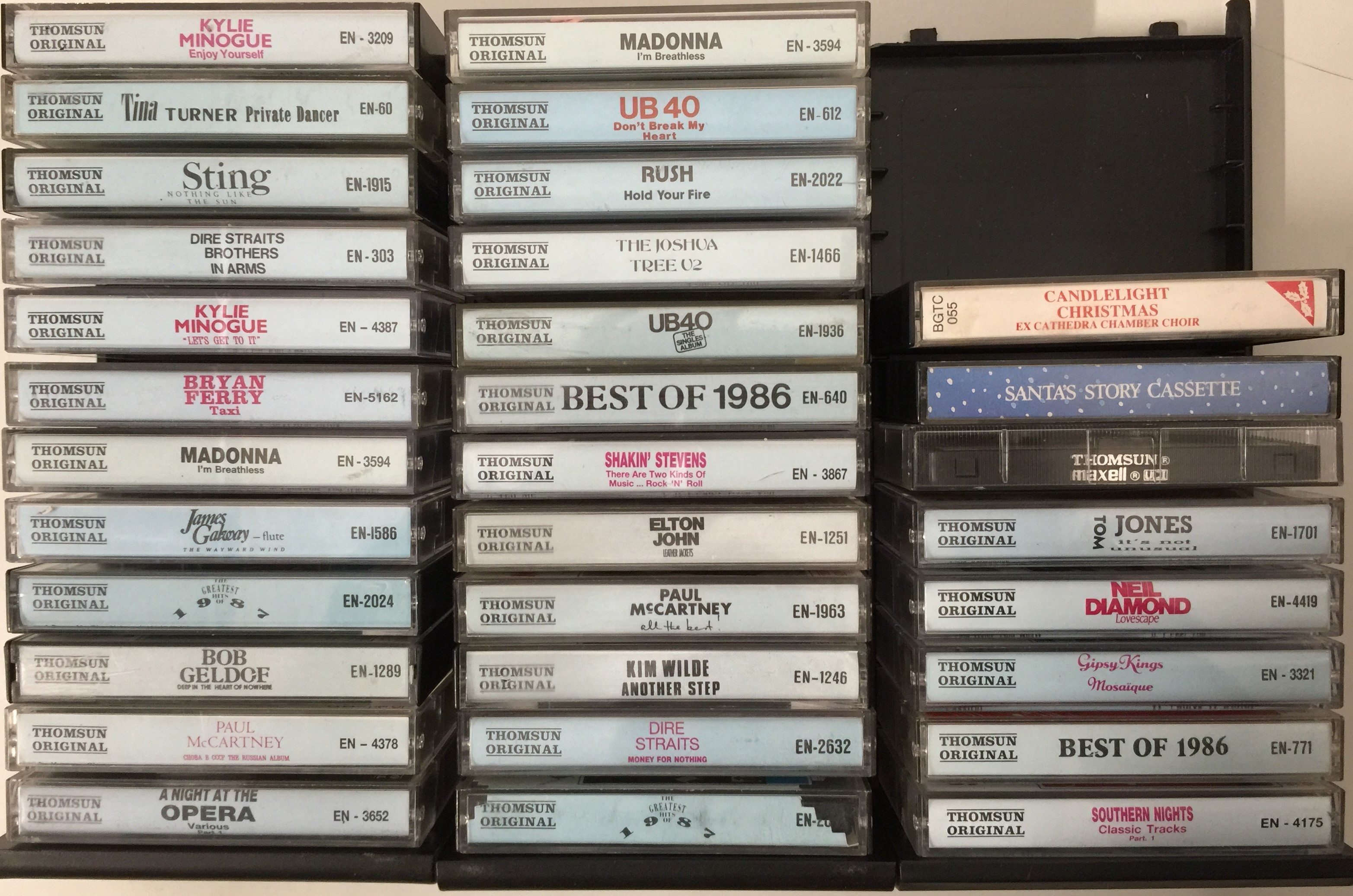 Lot 798 - ROCK & POP CASSETTE COLLECTION (THOMSUN