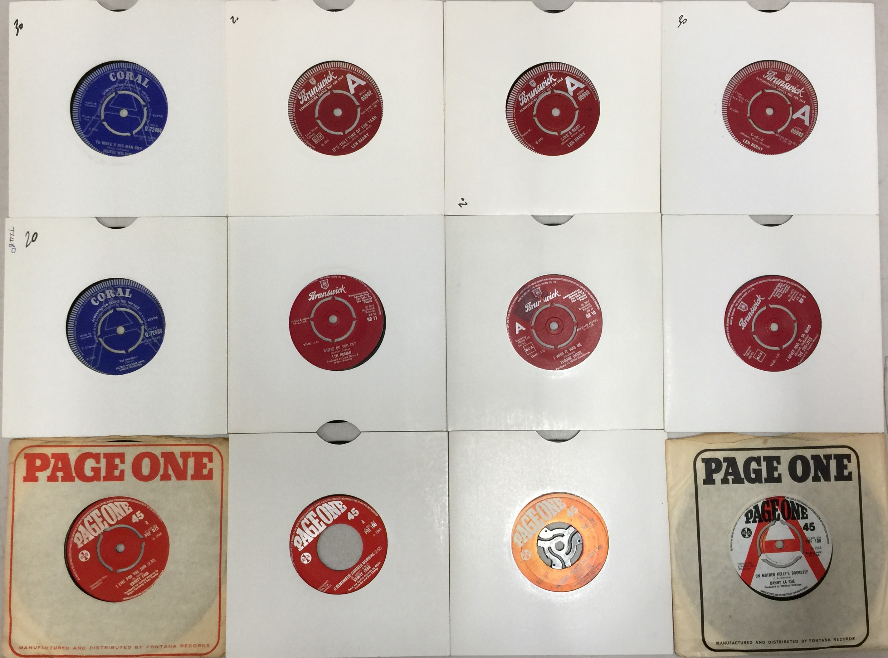 Lot 851 - BRUNSWICK/ PAGE ONE/ POLYDOR/ PICTURE DISCS