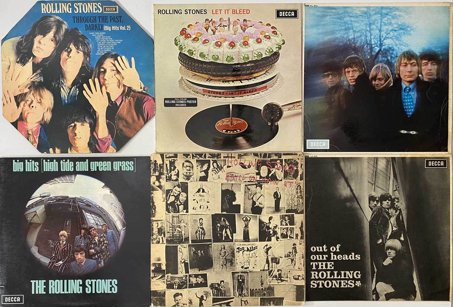 Lot 867 - THE ROLLING STONES - LP COLLECTION (INC OGs)