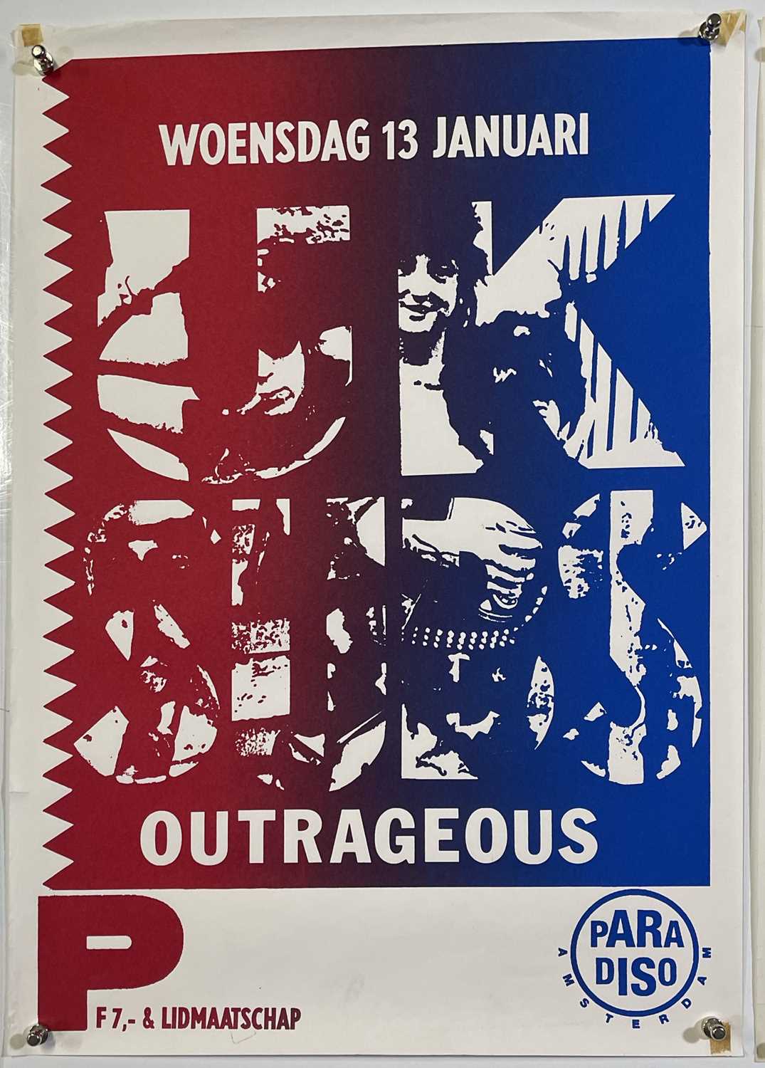 Lot 164 - PUNK / NEW WAVE POSTERS INC SKIDS CONCERT