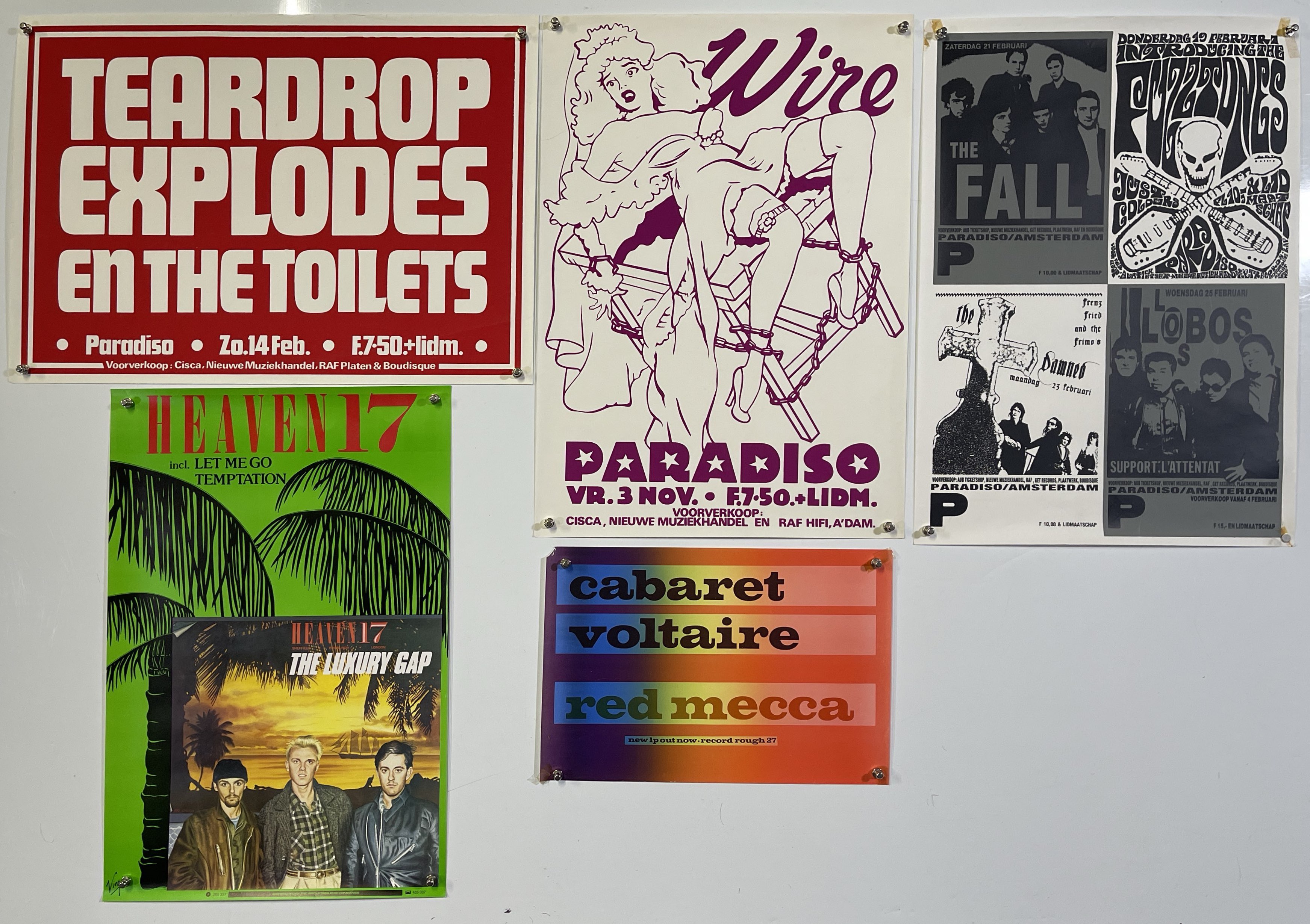 Lot 165 - PUNK / NEW WAVE POSTERS INC TEARDROP