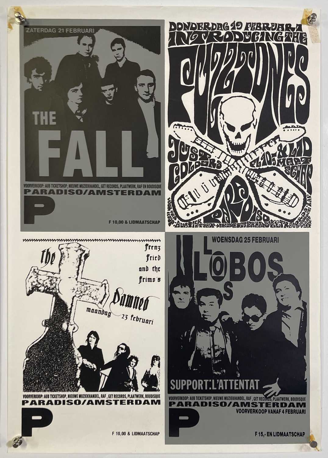 Lot 165 - PUNK / NEW WAVE POSTERS INC TEARDROP