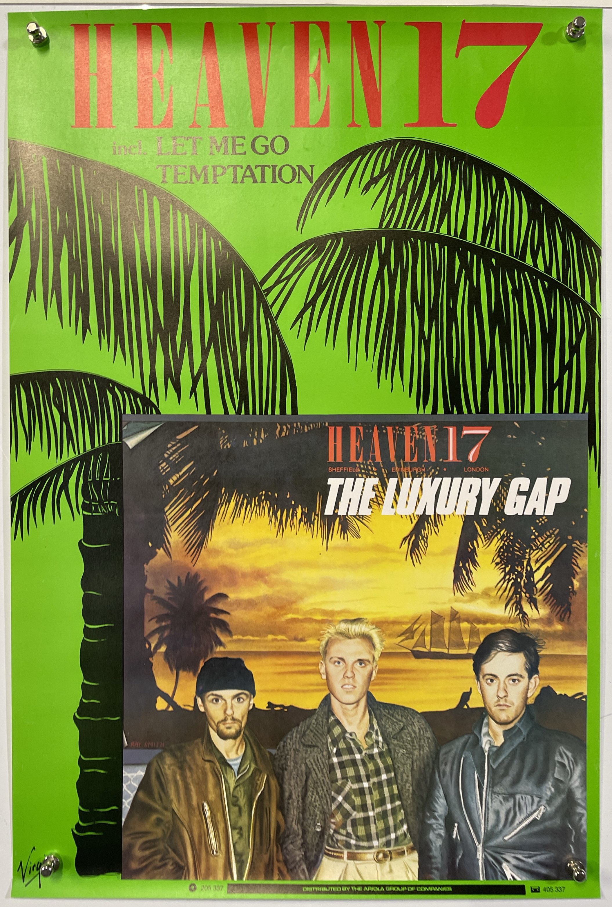 Lot 165 - PUNK / NEW WAVE POSTERS INC TEARDROP