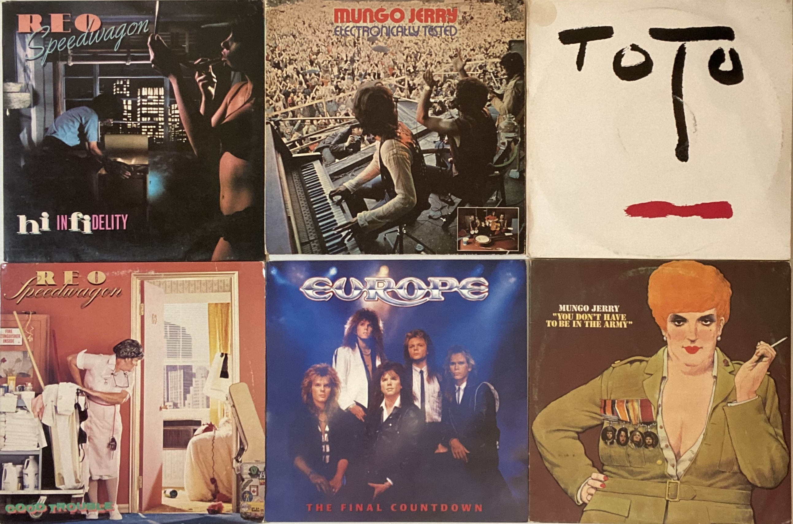 Lot 990 - Heavy/ Classic/ Stadium Rock - LP Collection