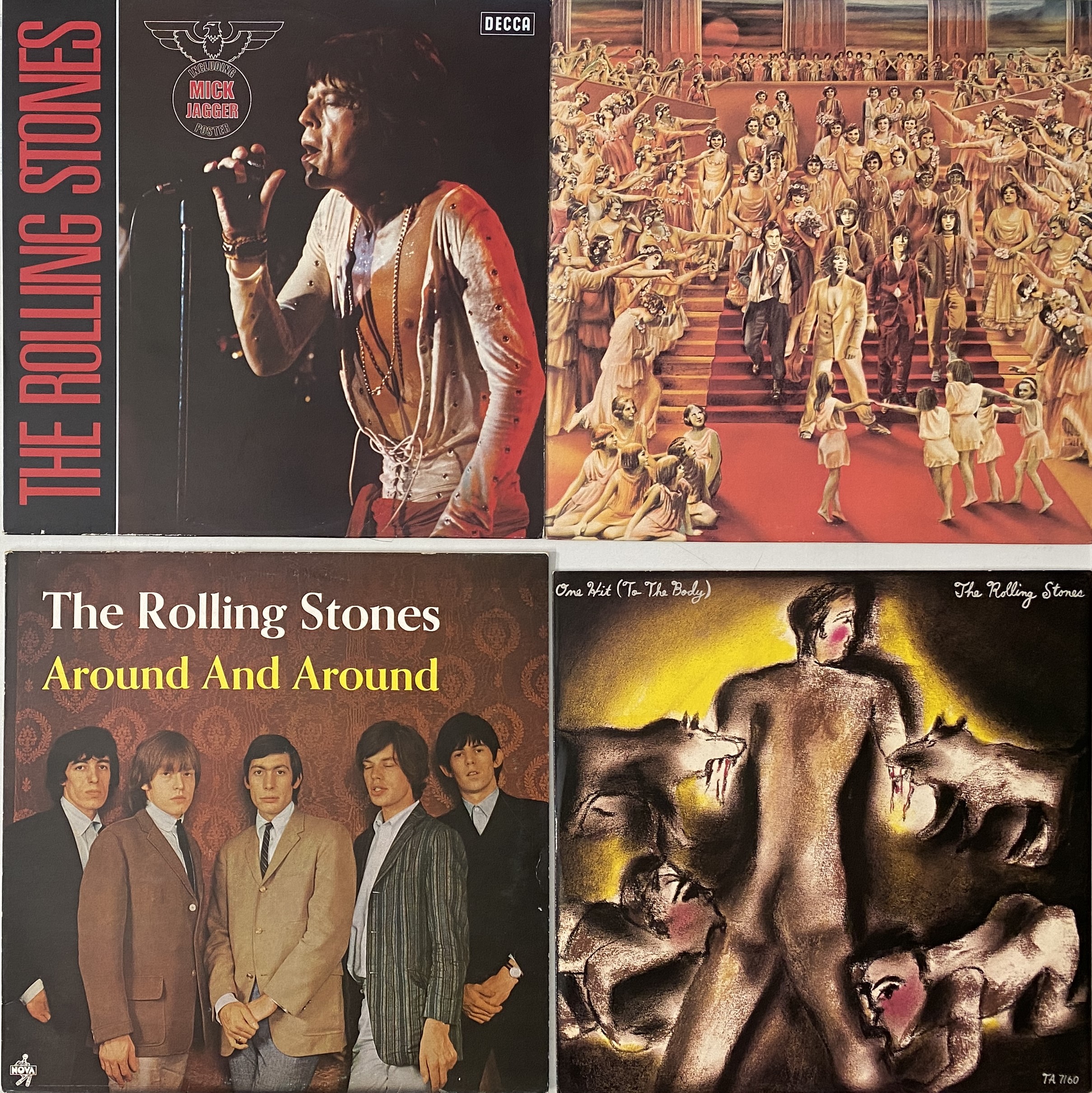 Lot 785 - THE ROLLING STONES - 70s-90s PRESSINGS - LP