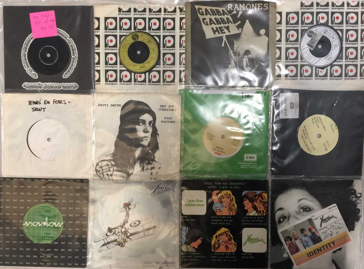Lot 789 - WAVE / PUNK / ALT - 7" COLLECTION - INCLUDES