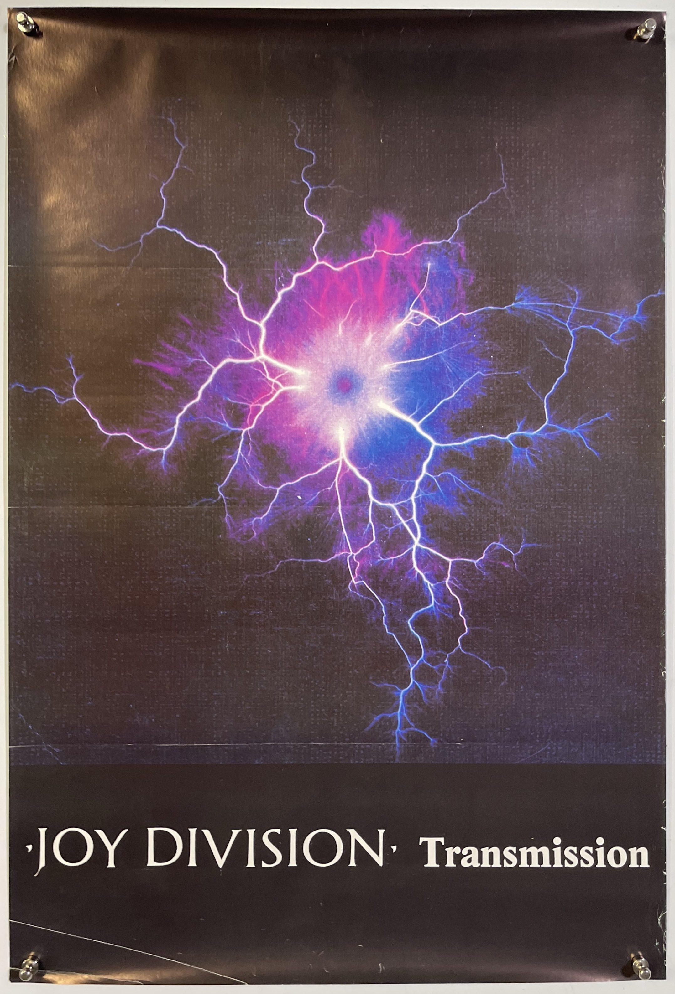 Lot 405 - JOY DIVISION - UNKNOWN PLEASURES POSTER.