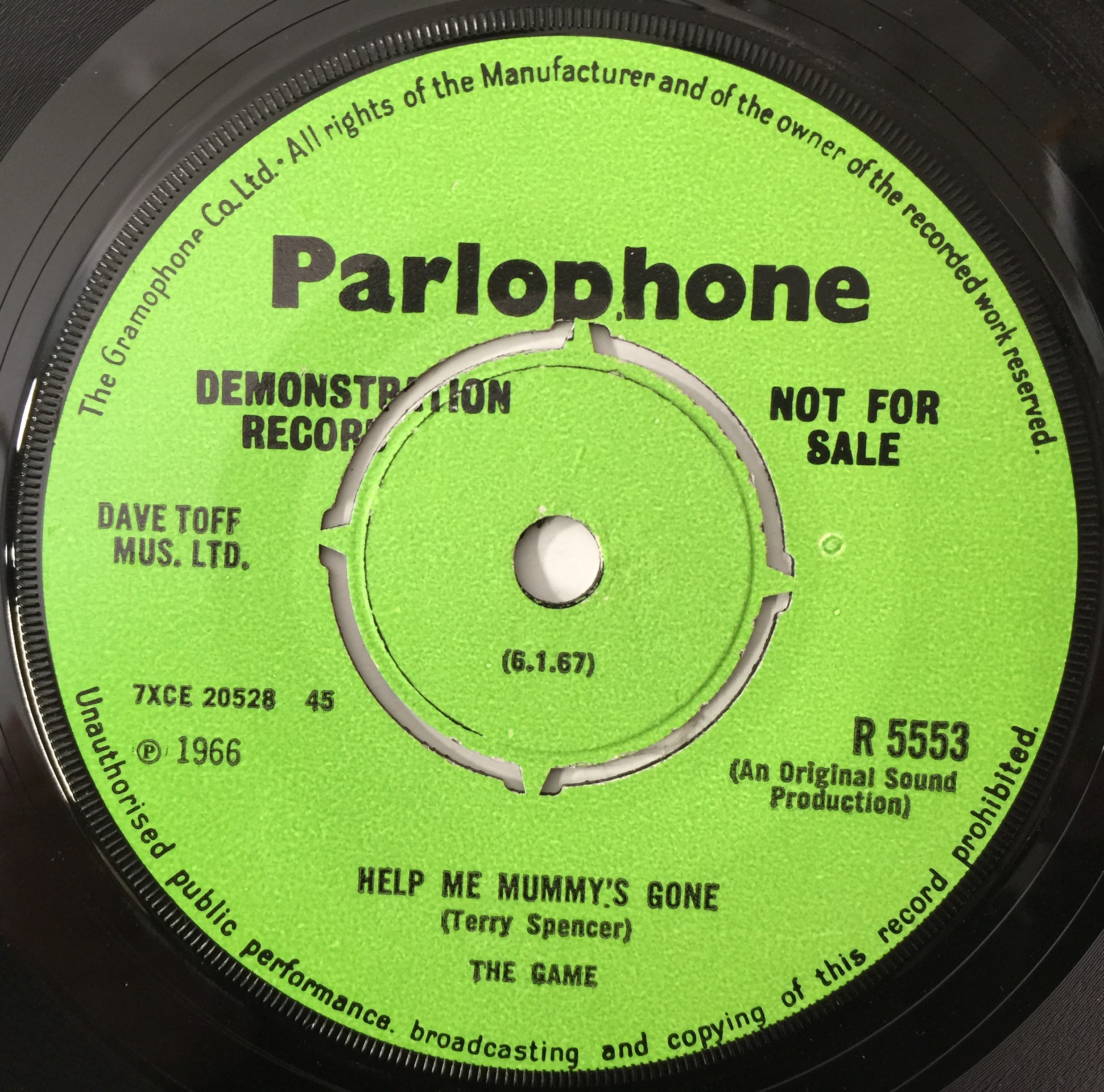 Lot 93 - THE GAME - THE ADDICTED MAN 7" (ORIGINAL UK
