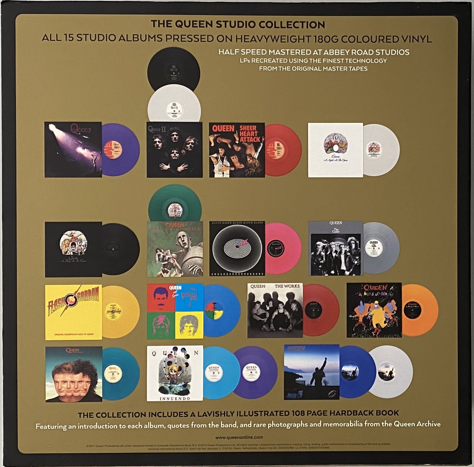 Lot 100 - QUEEN - STUDIO COLLECTION LP BOX SET (15