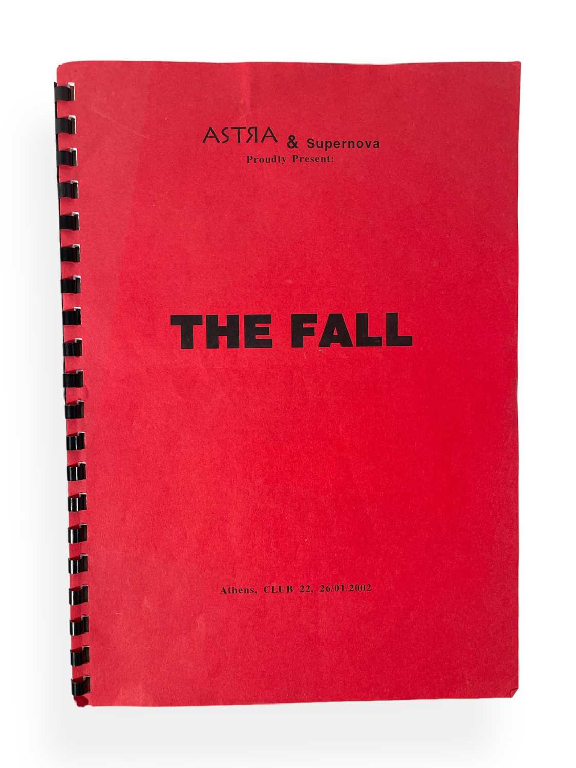 Lot 407 - THE FALL / MARK E. SMITH - MES ANNOTATED US