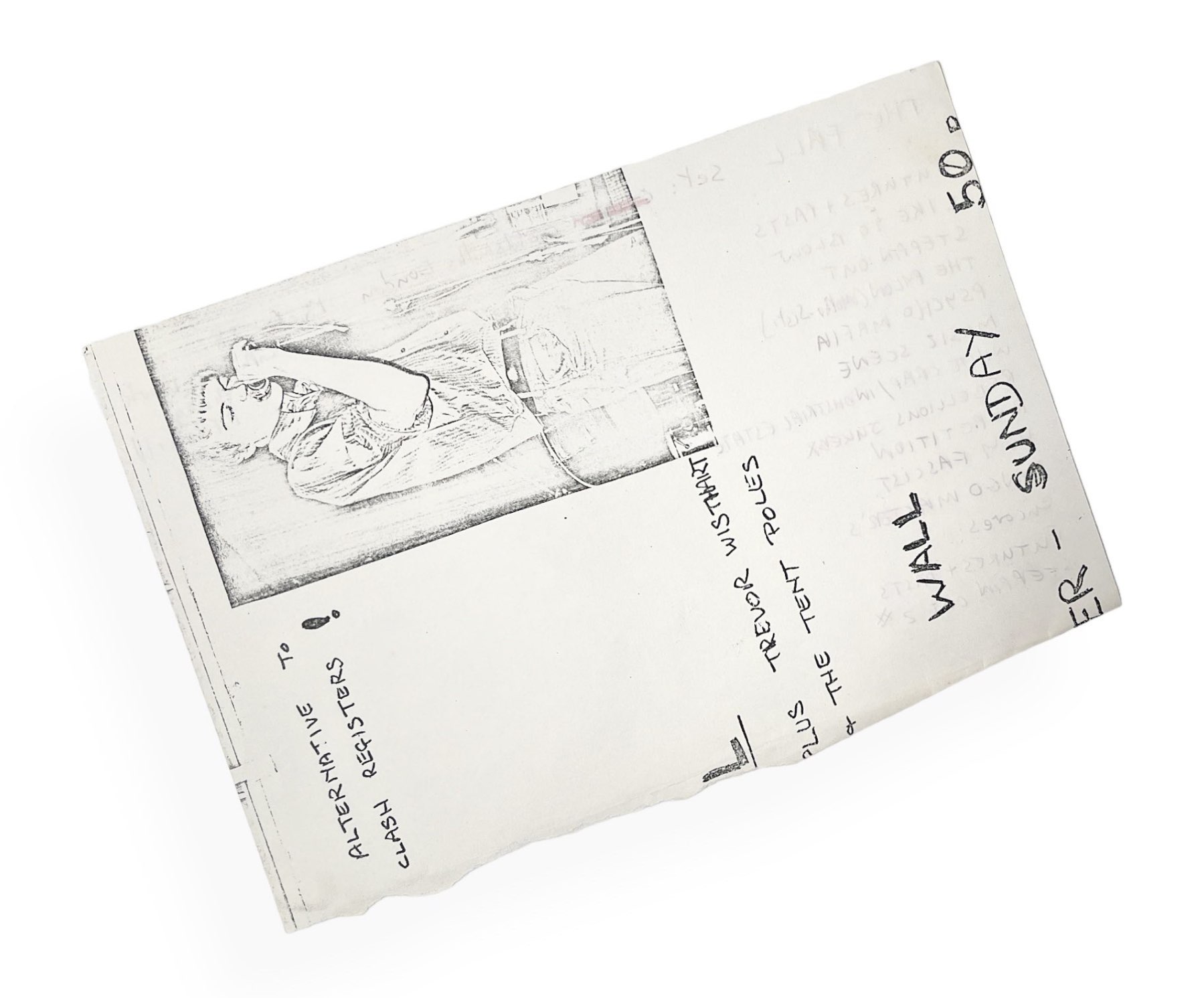 Lot 415 - THE FALL - EARLY HANDWRITTEN SETLIST FOR