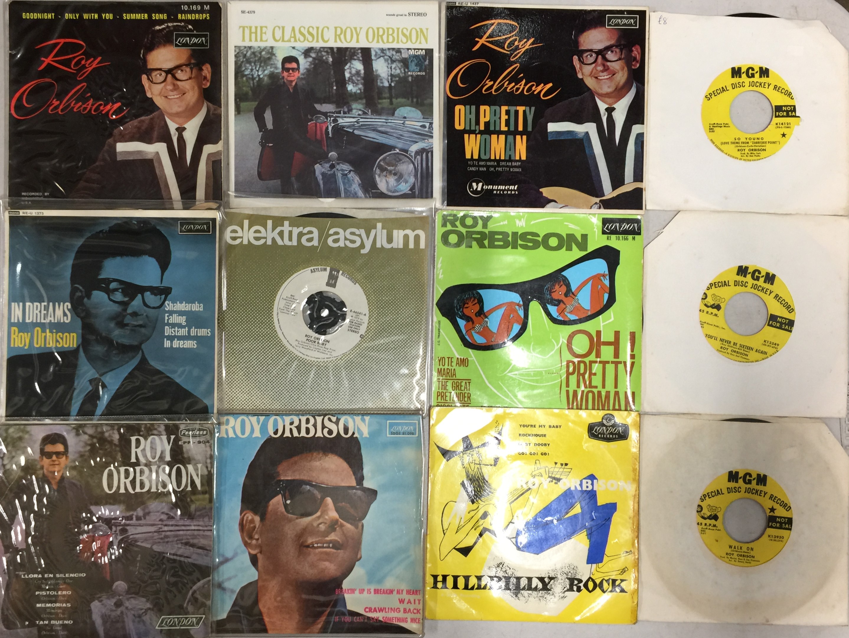 Lot 934 - ROY ORBISON - 7" / EP COLLECTION