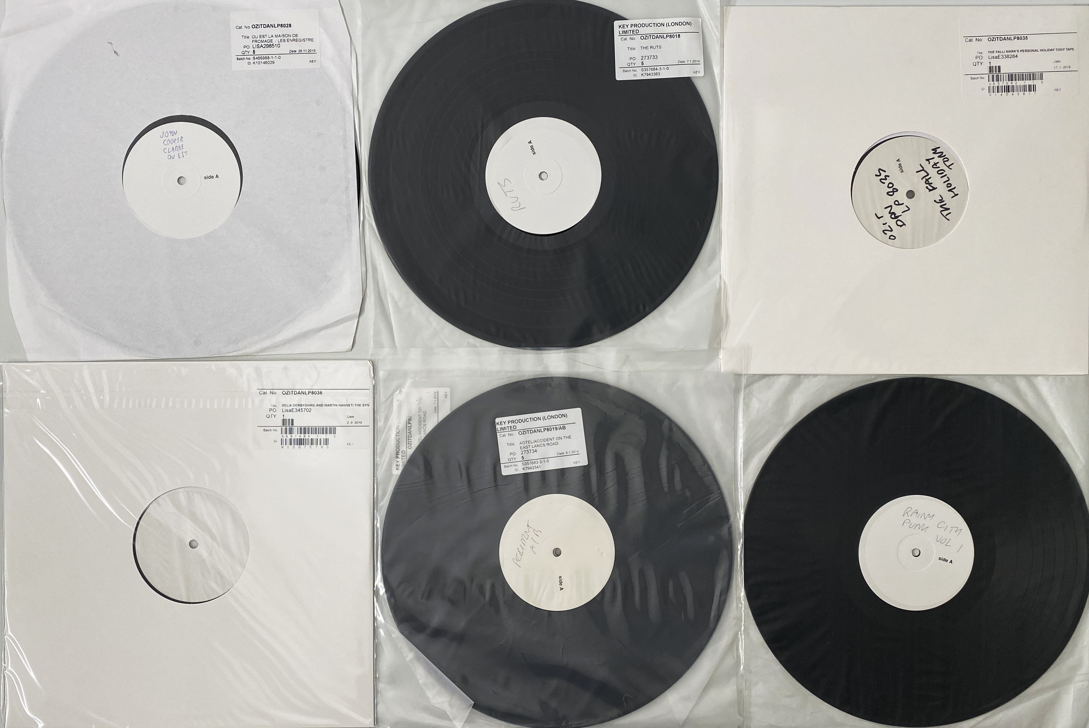 Lot 992 - MANCHESTER PUNK/ ALT - LP WHITE LABEL TEST