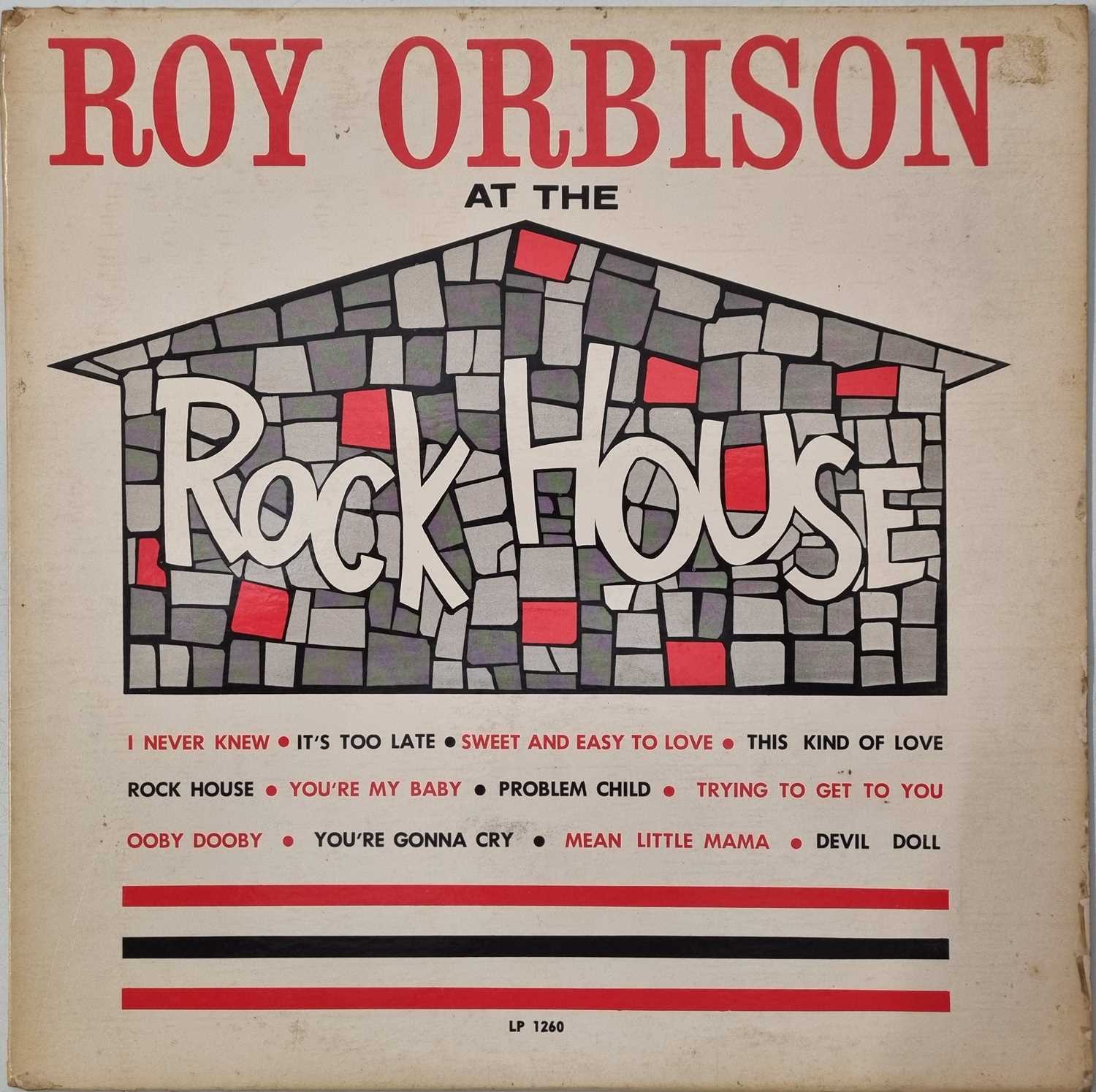 Lot 1016 - ROY ORBISON - AT THE ROCK HOUSE LP (US OG