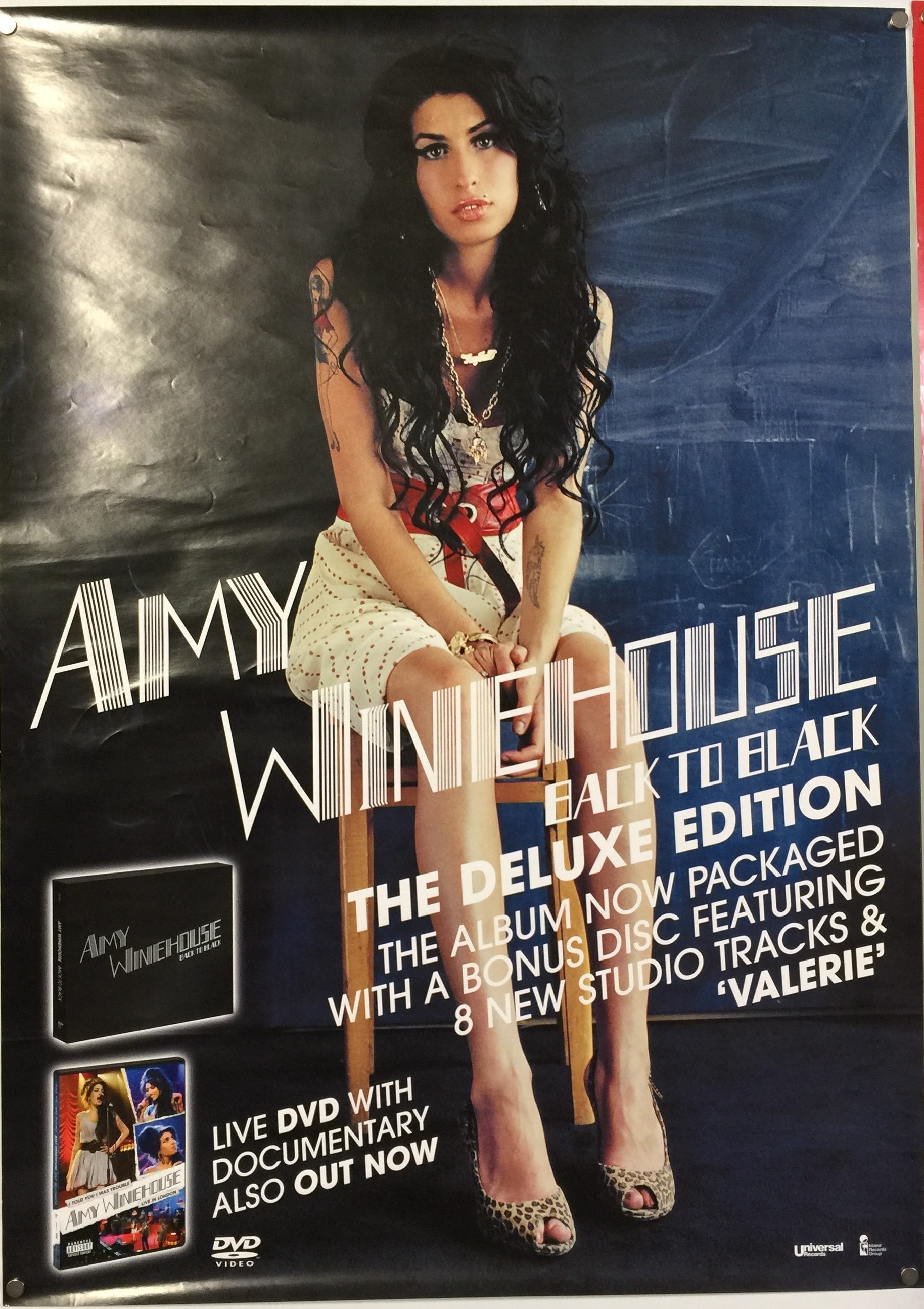 Lot 59 - AMY WINEHOUSE - POSTER COLLECTION INC PROMOS.