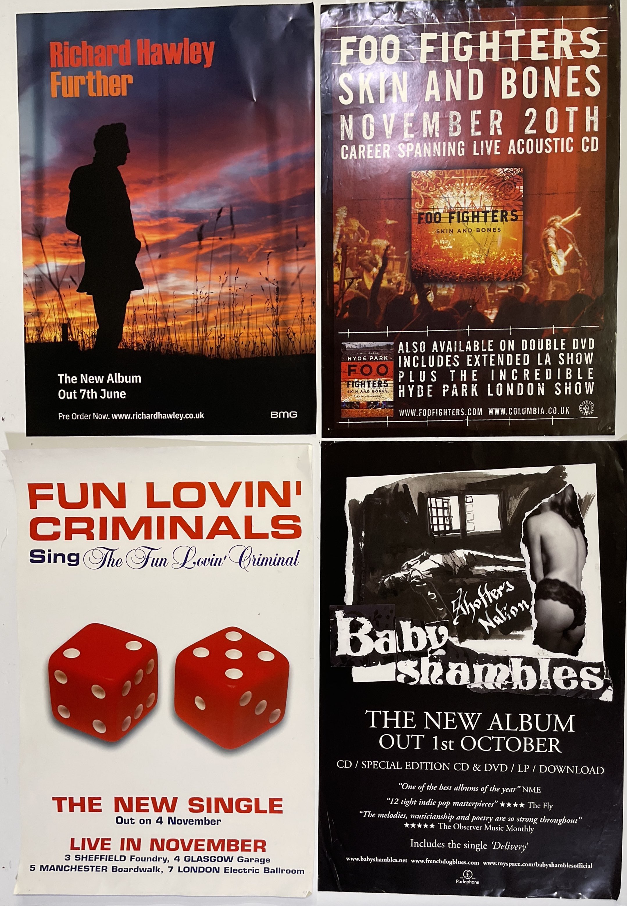 Lot 197 - 90s/00S INDIE/ALT/POP/PUNK PROMO POSTER