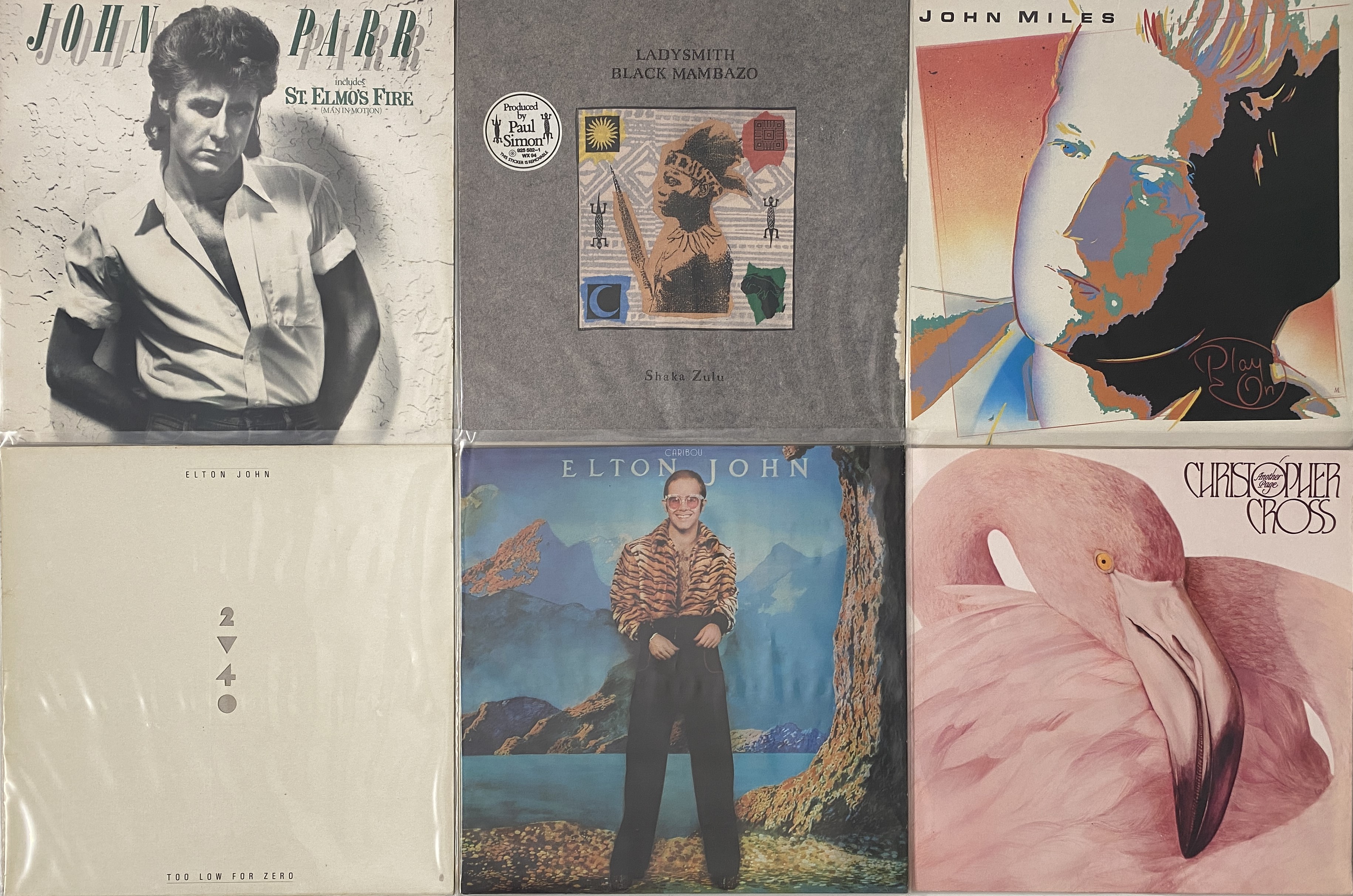 Lot 1047 - ROCK & POP LP COLLECTION (MALE ARTISTS)
