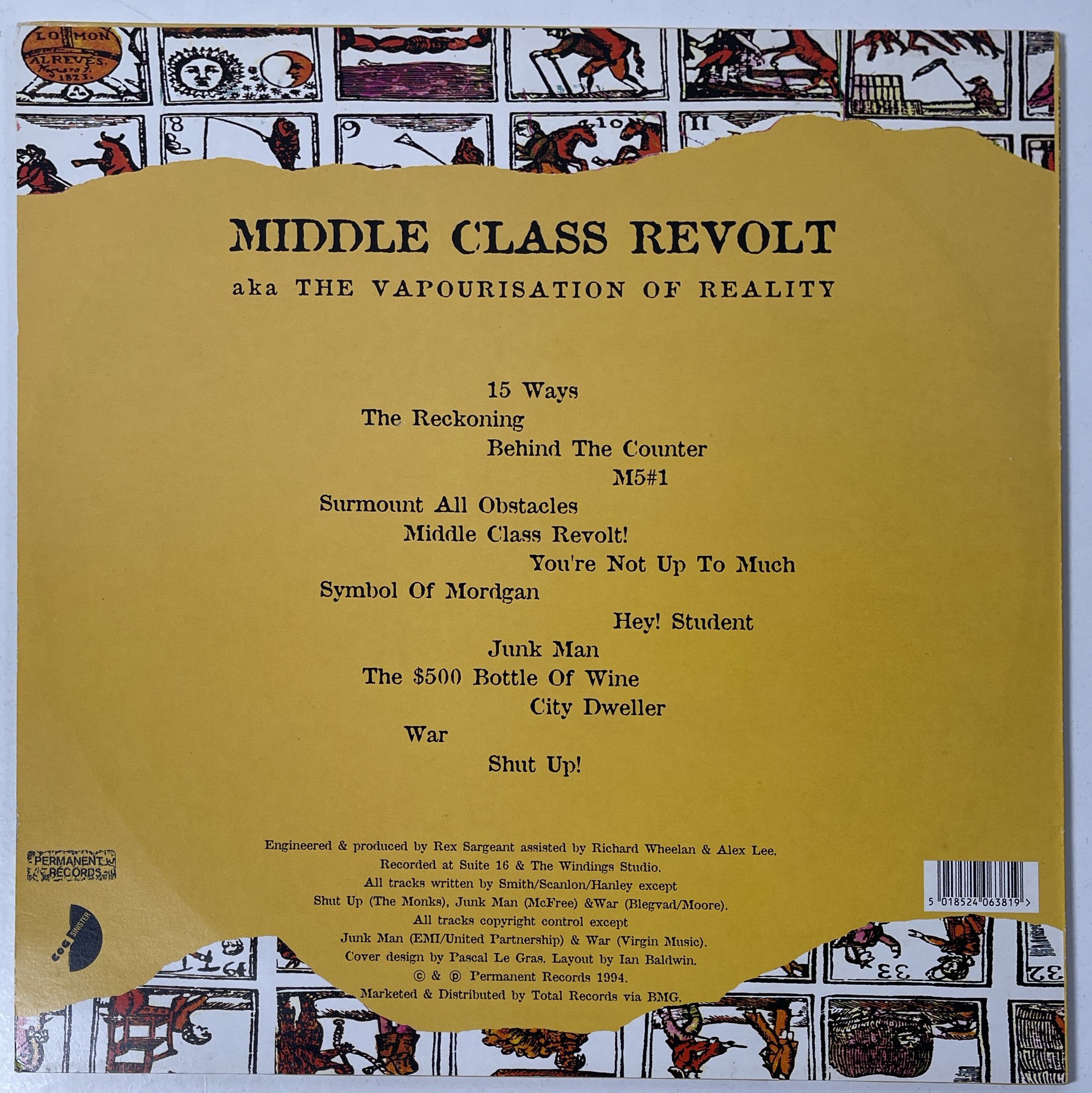 Lot 420 - THE FALL - SIGNED COPY OF MIDDLE CLASS