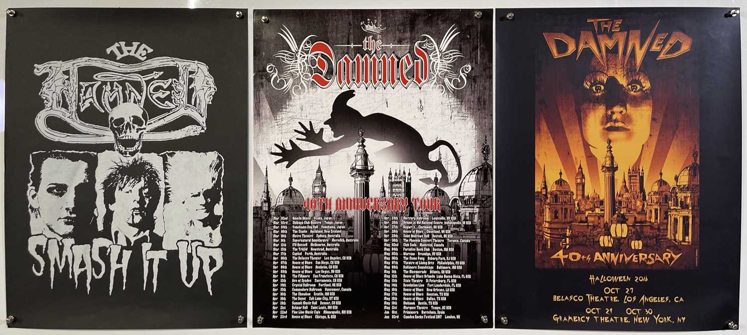 Lot 202 - THE DAMNED - POSTER COLLECTION.