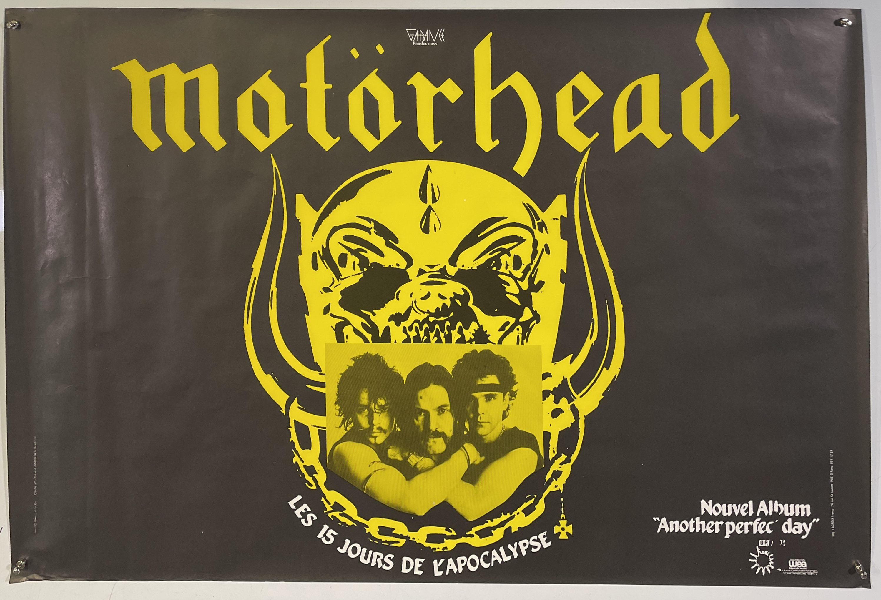 Lot 205 - MOTORHEAD - A 1983 ANOTHER PERFECT DAY