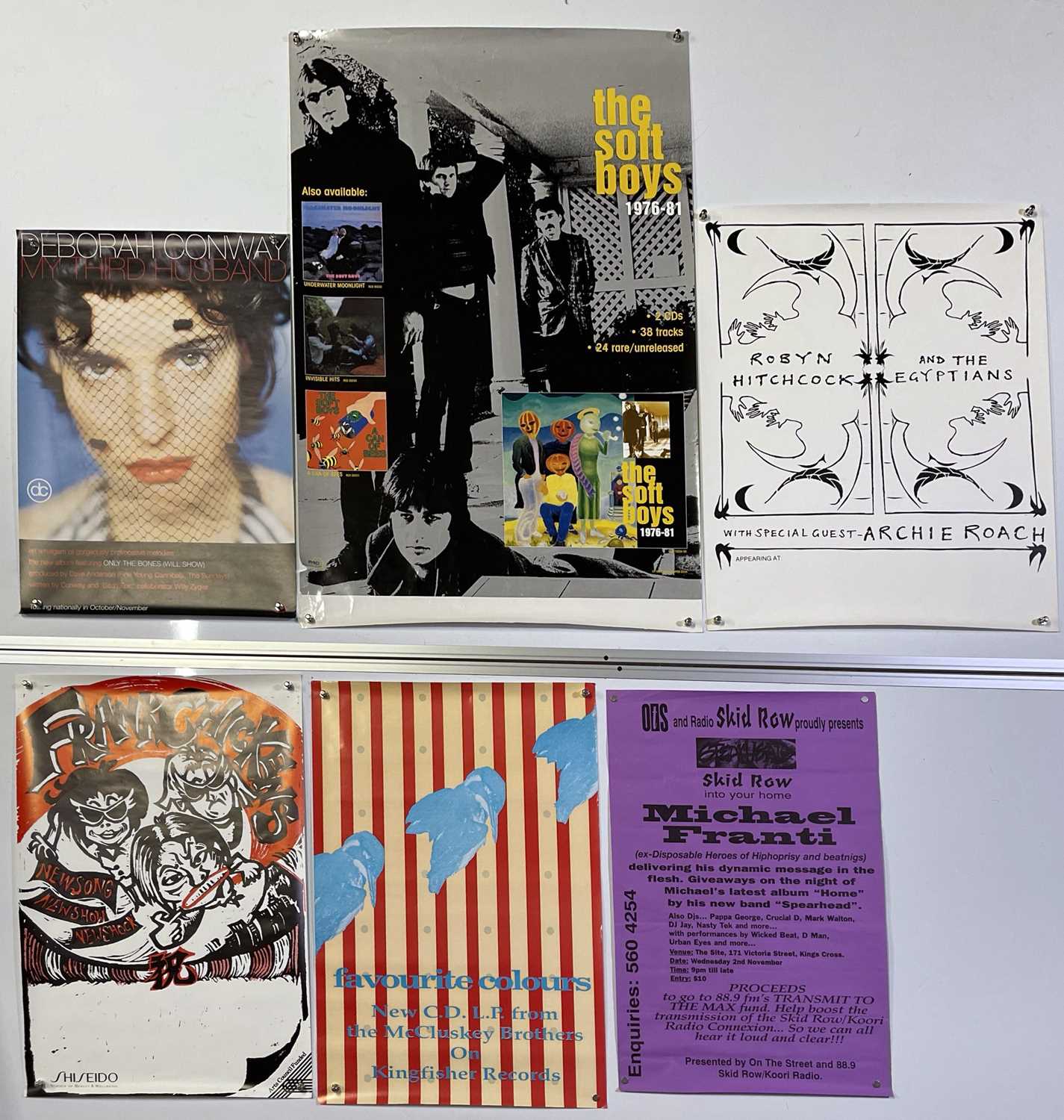 Lot 206 - LARGE COLLECTION OF PROMO / CONCERT POSTERS