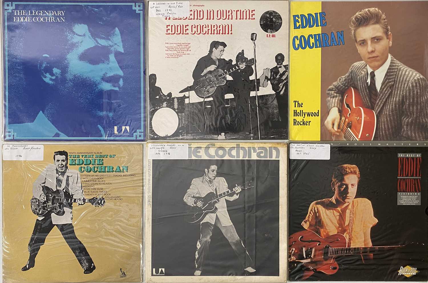 Lot 1064 - EDDIE COCHRAN - LP COLLECTION