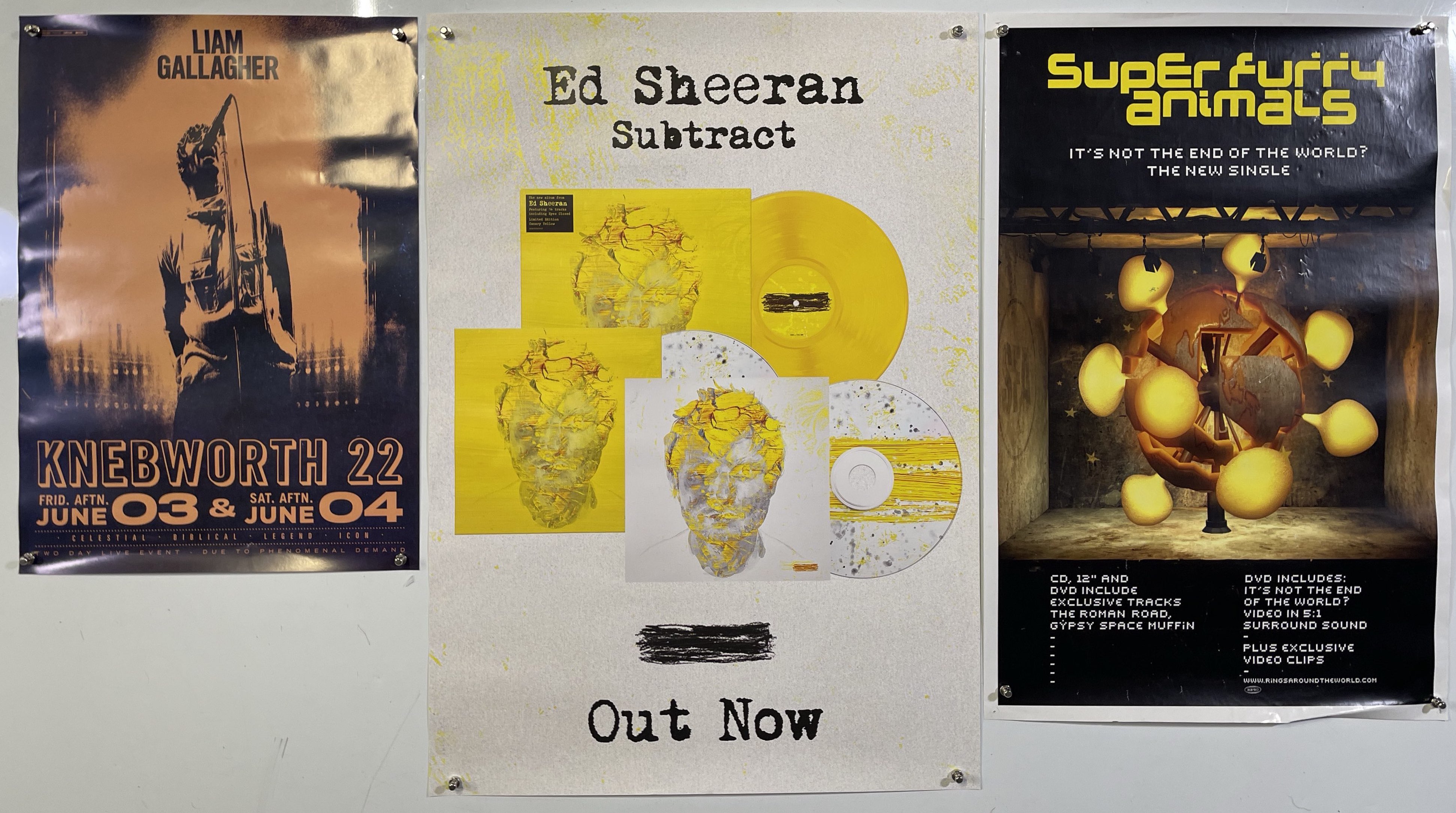 Lot 215 - POP / ROCK PROMOTIONAL POSTERS - 90S/00S.