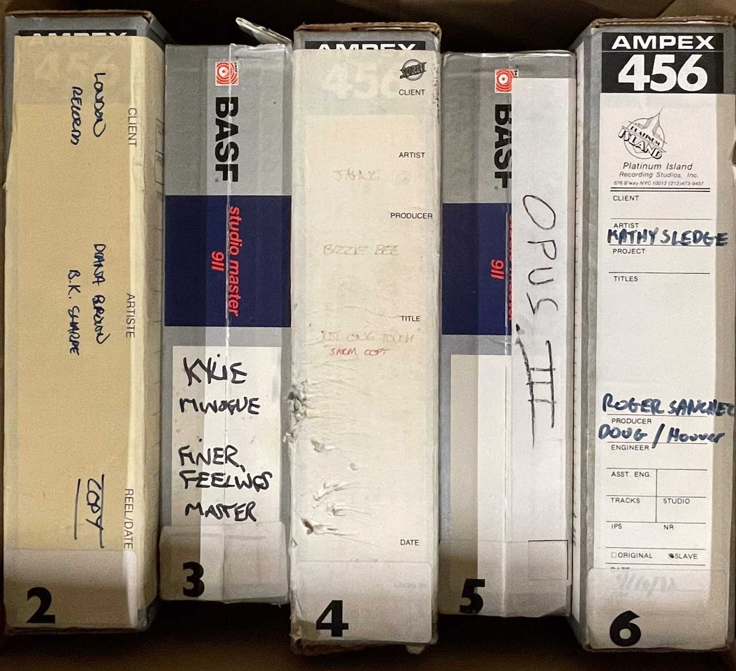 Lot 430 - MASTER TAPES AND REELS - POP / DANCE / REMIX