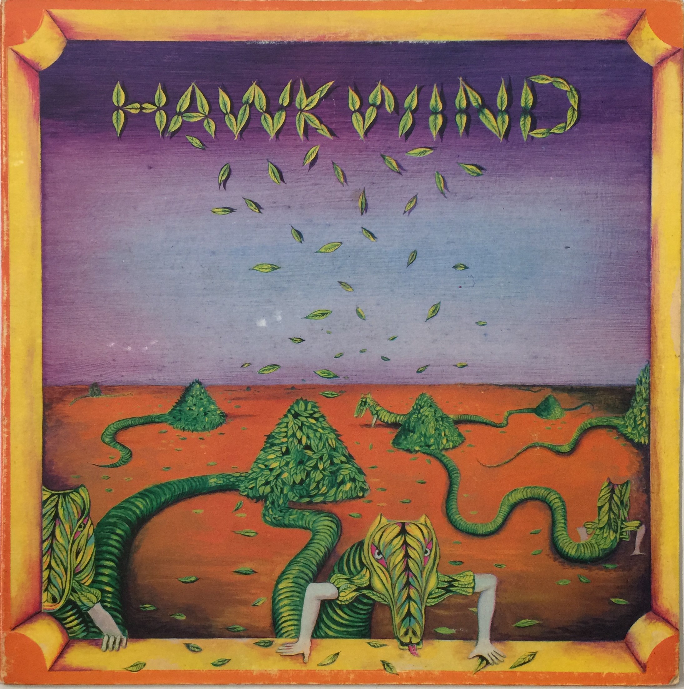 Lot 321 - HAWKWIND - S/T LP (UK 1ST PRESS - BLUE