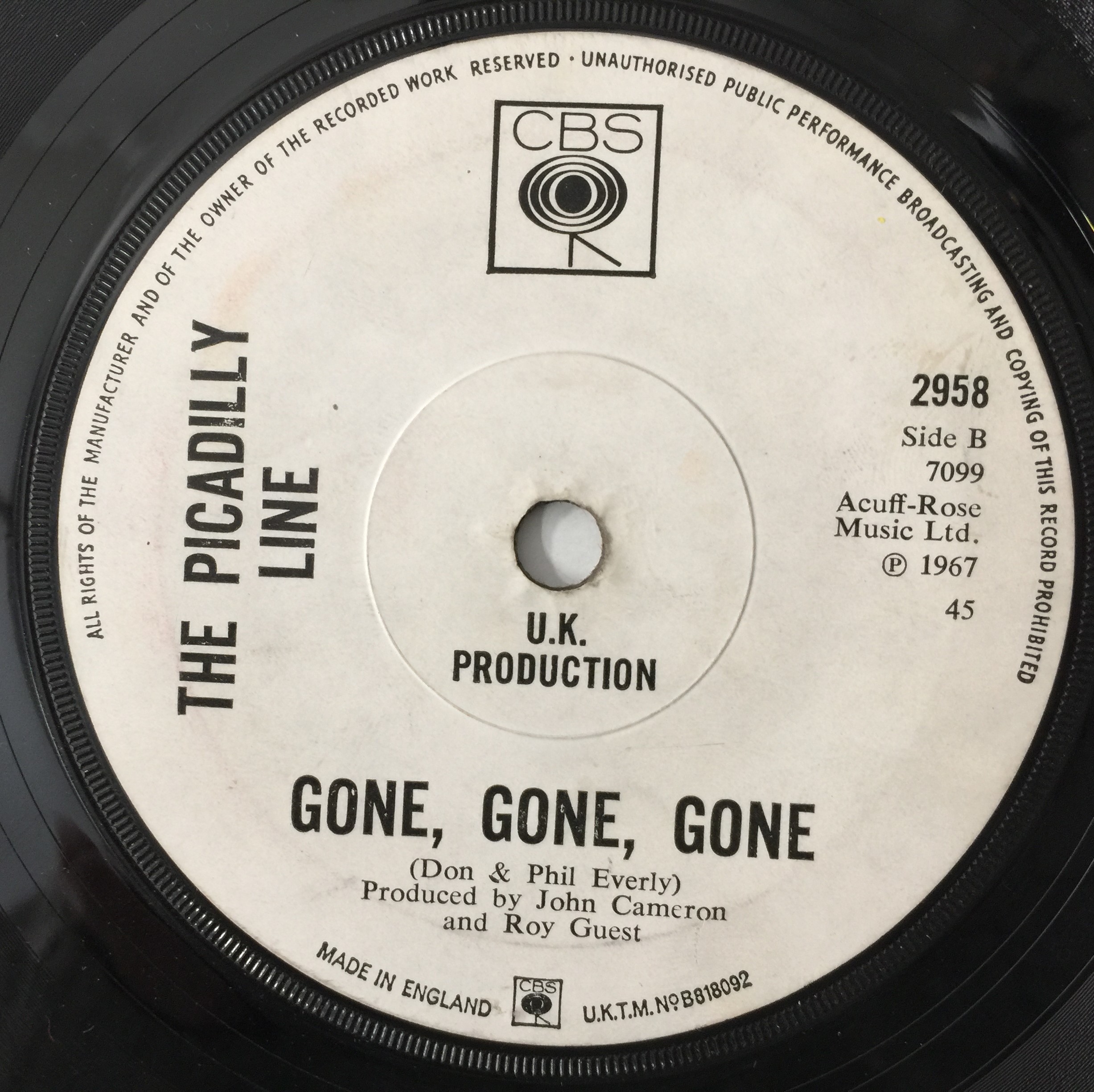 Lot 368 - THE PICADILLY LINE - EMILY SMALL 7" (PROMO