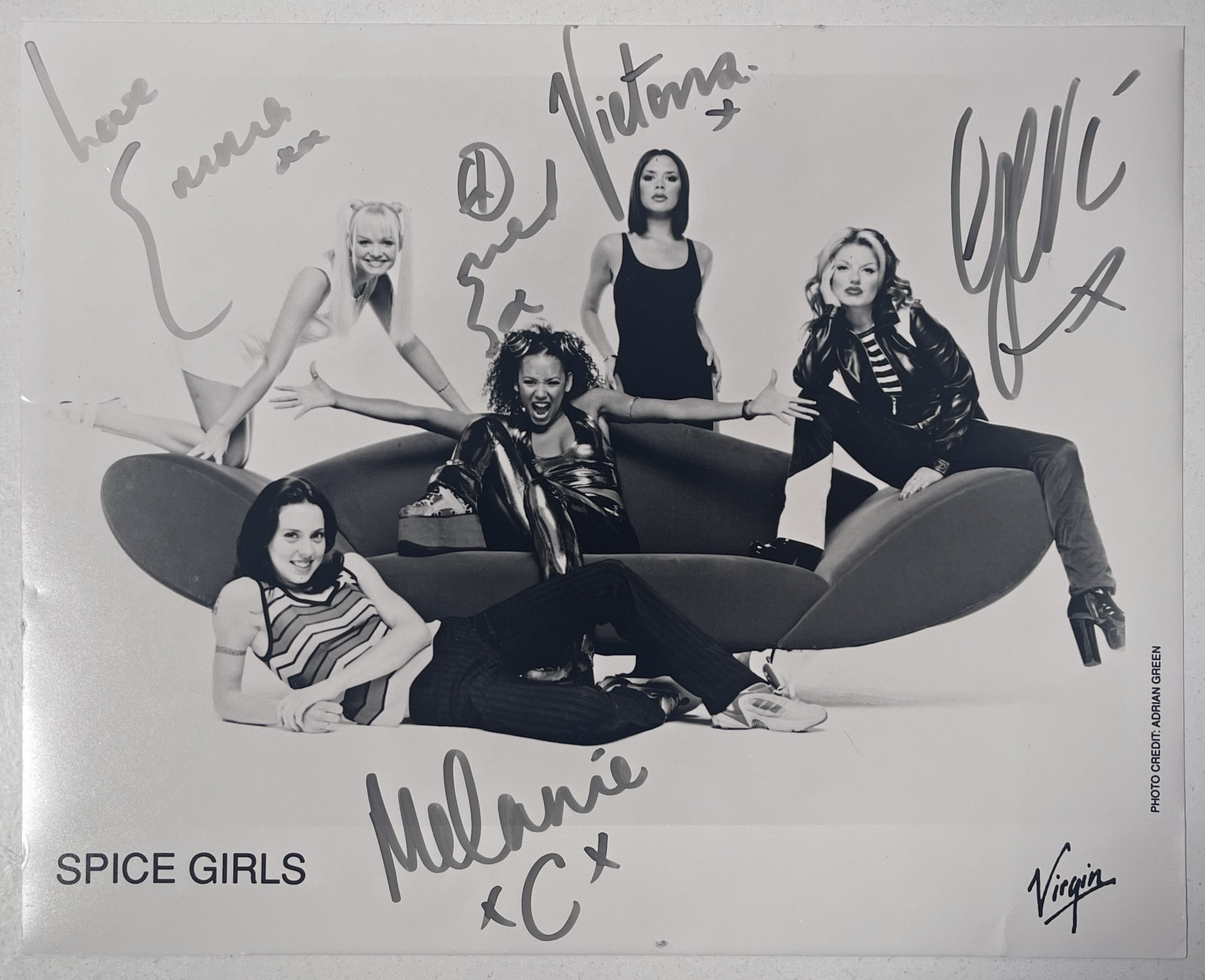 Lot 204 - THE SPICE GIRLS - SIGNED PHOTOGRAPH.