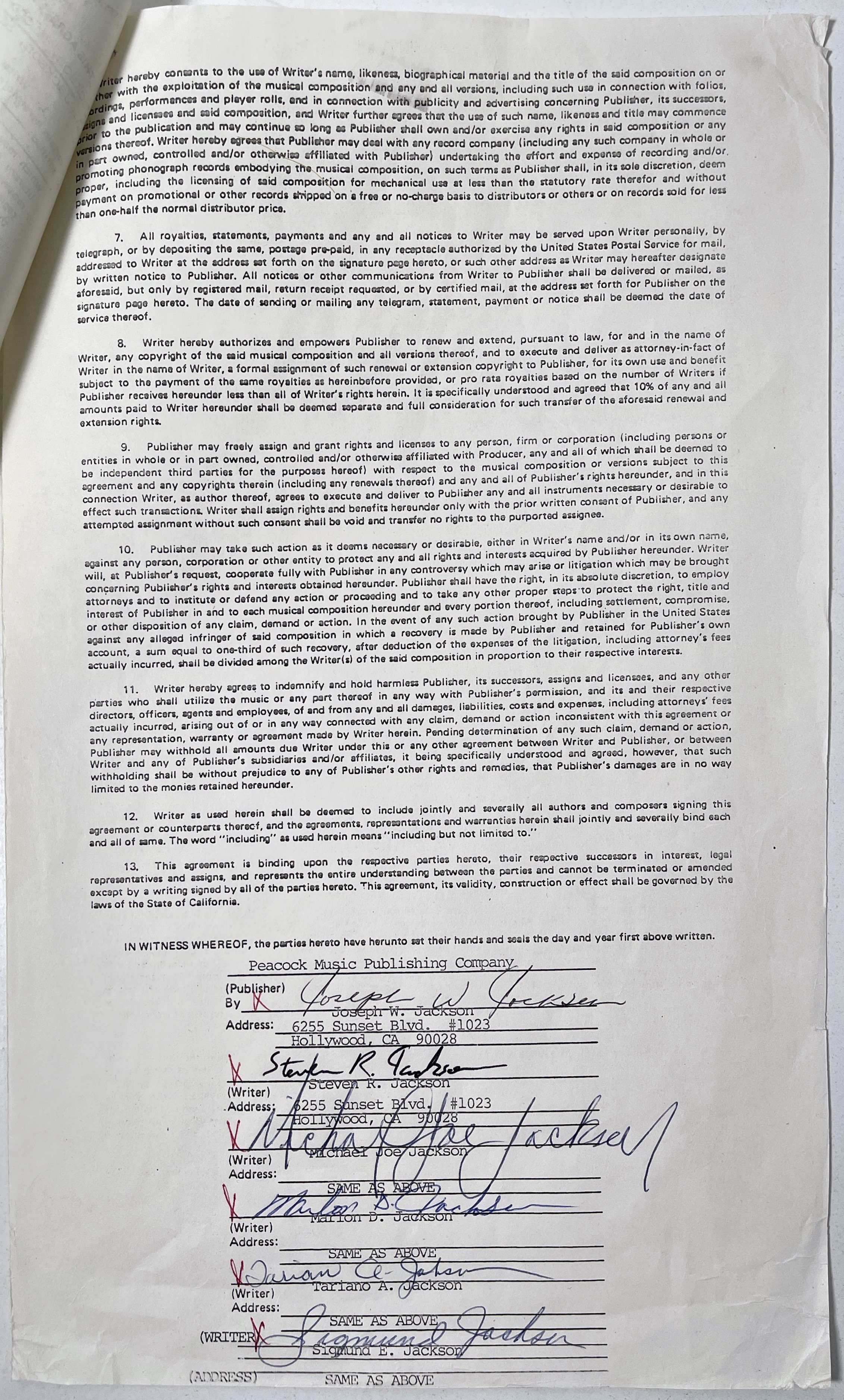 Lot 343 - MICHAEL JACKSON / THE JACKSONS - A 1978