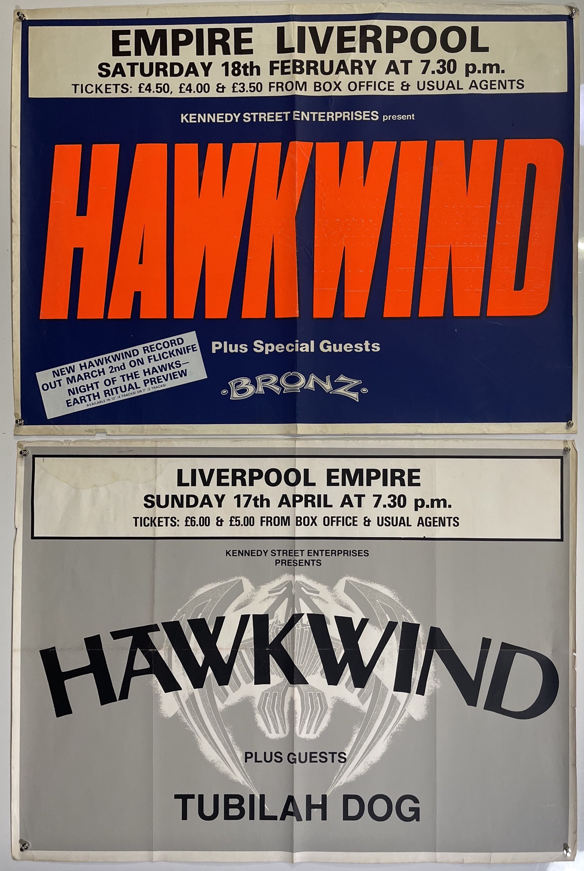 Lot 83 - HAWKWIND - CONCERT POSTERS.