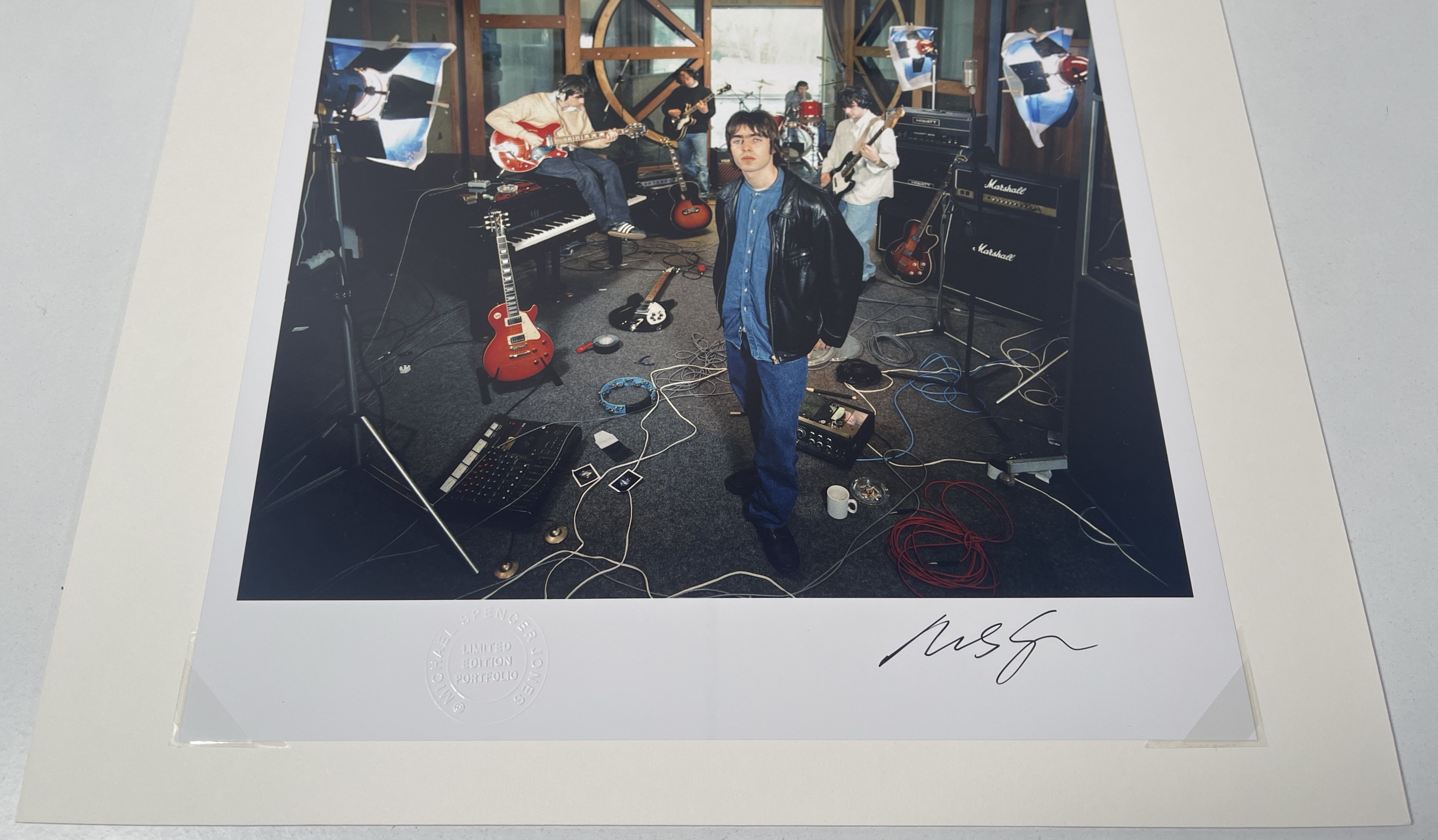 Lot 515 - OASIS - MICHAEL SPENCER JONES TWICE SIGNED