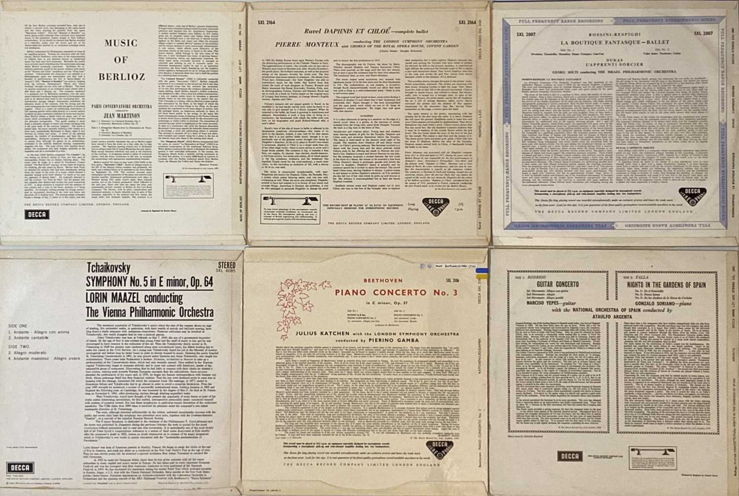 Lot 626 - Classical - Decca Stereo 'SXL' LPs (ED1/ED2