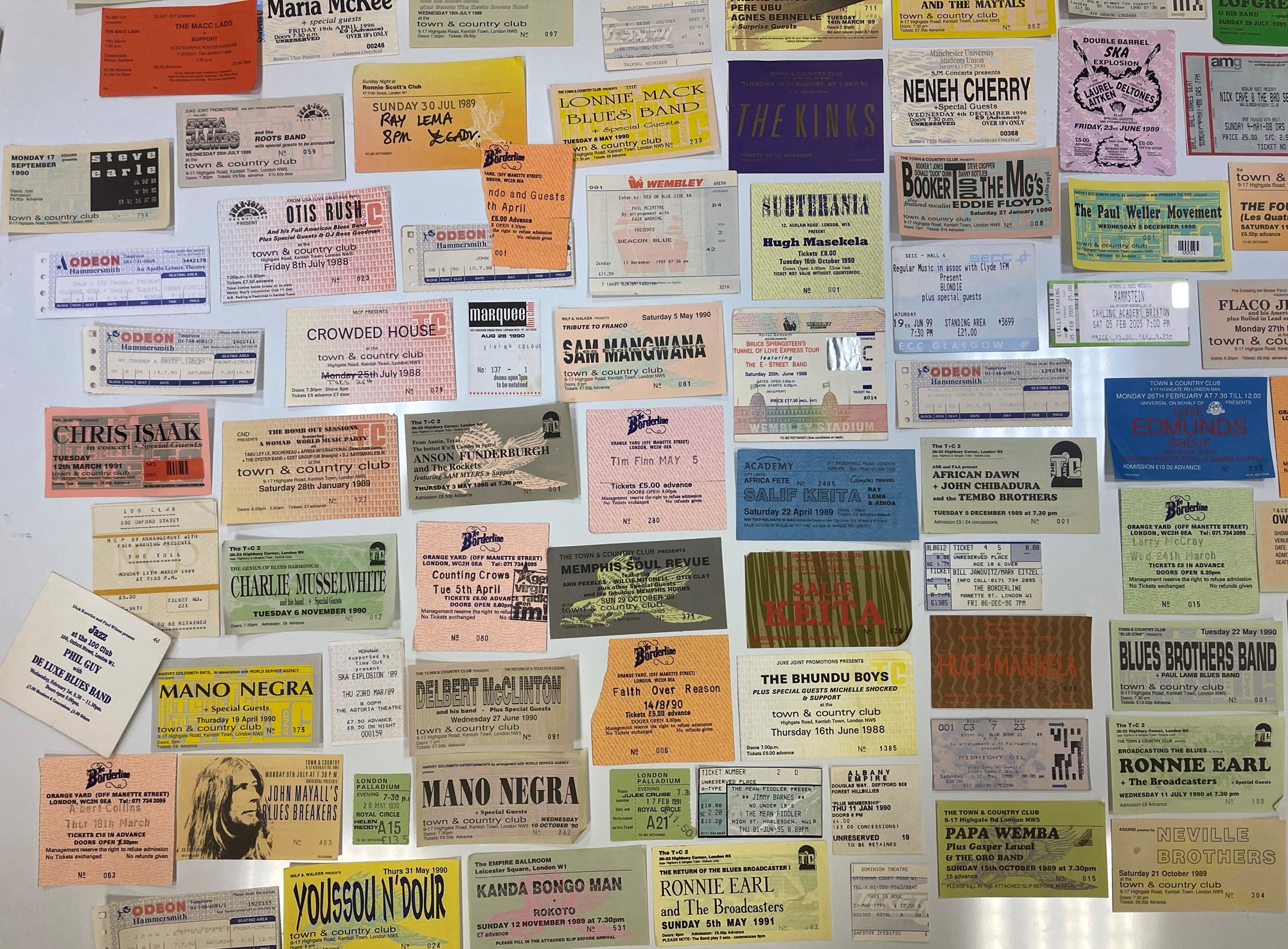 Lot 391 - ROCK AND POP TICKET COLLECTION