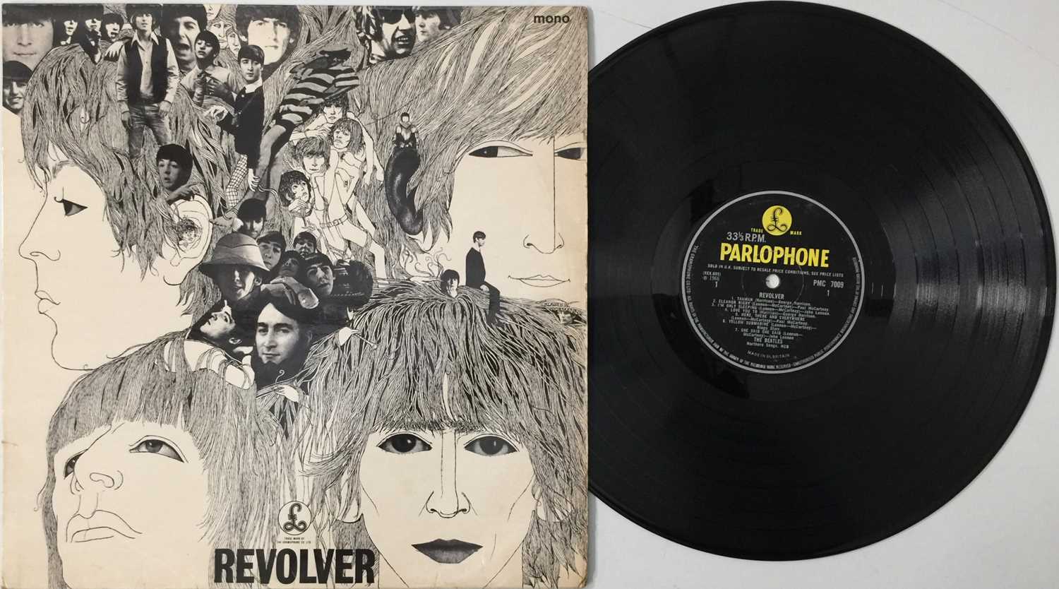 Lot 444 - THE BEATLES - REVOLVER LP (PMC 7009 - MONO
