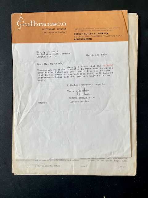 Lot 21700002 - SEEBURG - AN ORIGINAL AND RARE 1969 HSC