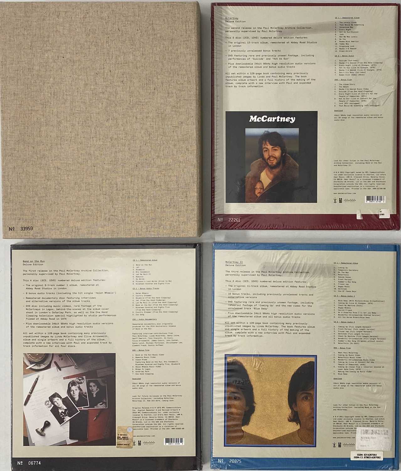 Lot 453 - PAUL MCCARTNEY ARCHIVE COLLECTION - CD/DVD