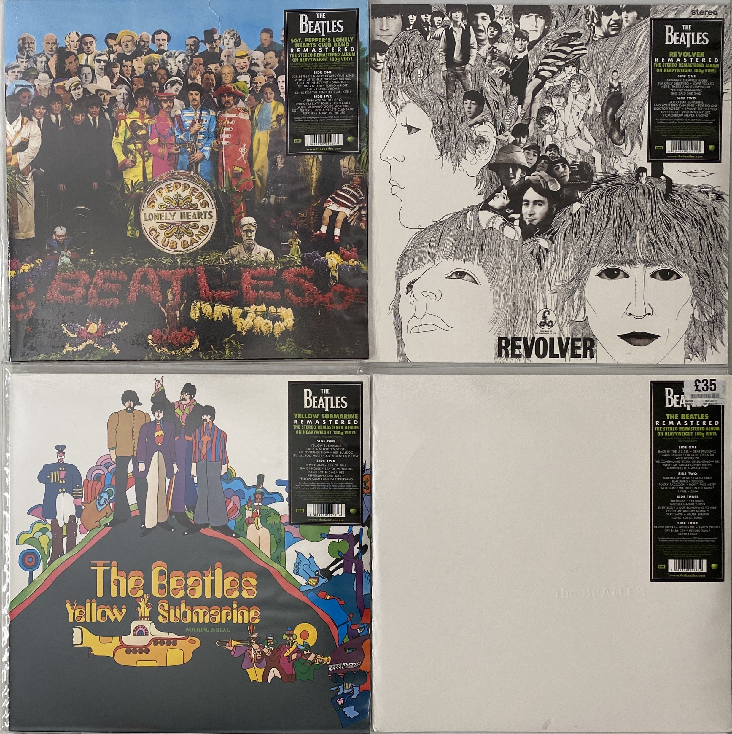 Lot 457 - THE BEATLES - 'REMASTERED' STUDIO RUN - LP