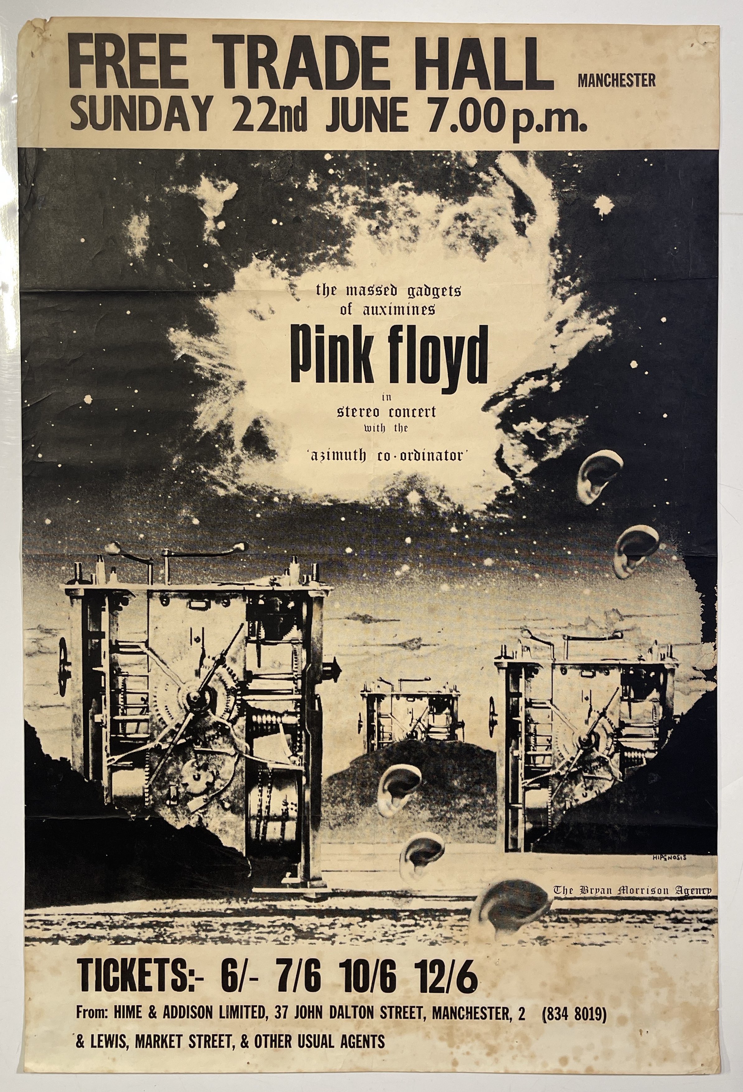 Lot 112 - PINK FLOYD - ORIGINAL 1969 MANCHESTER FREE