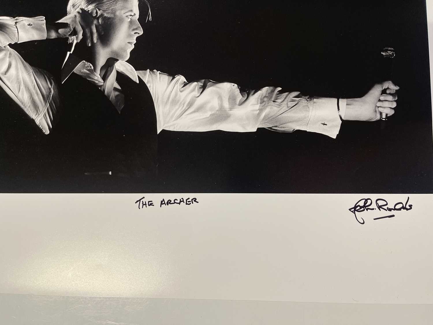 Lot 57 - JOHN ROWLANDS - PHOTOGRAPHER SIGNED PRINT