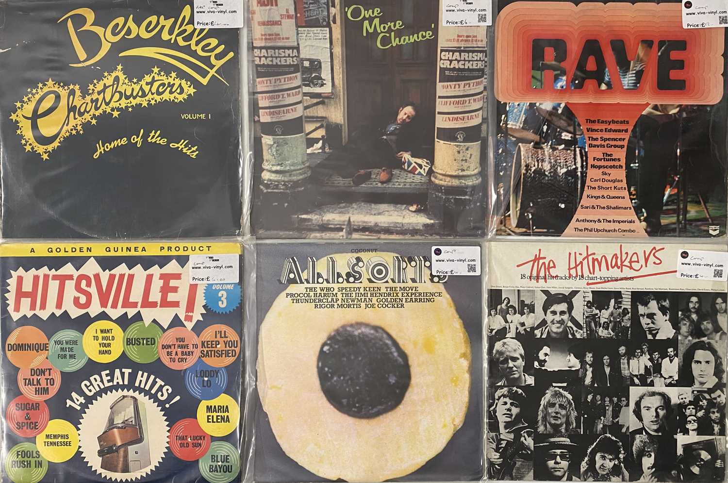 Lot 16 - ROCK & POP - COMPILATION LPs