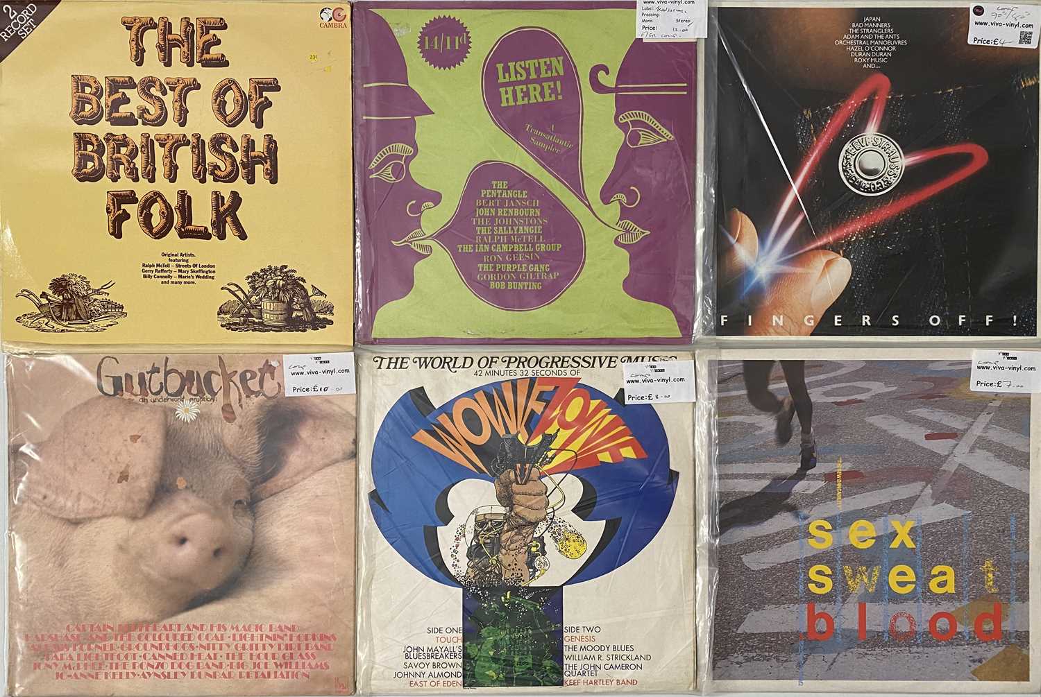 Lot 16 - ROCK & POP - COMPILATION LPs