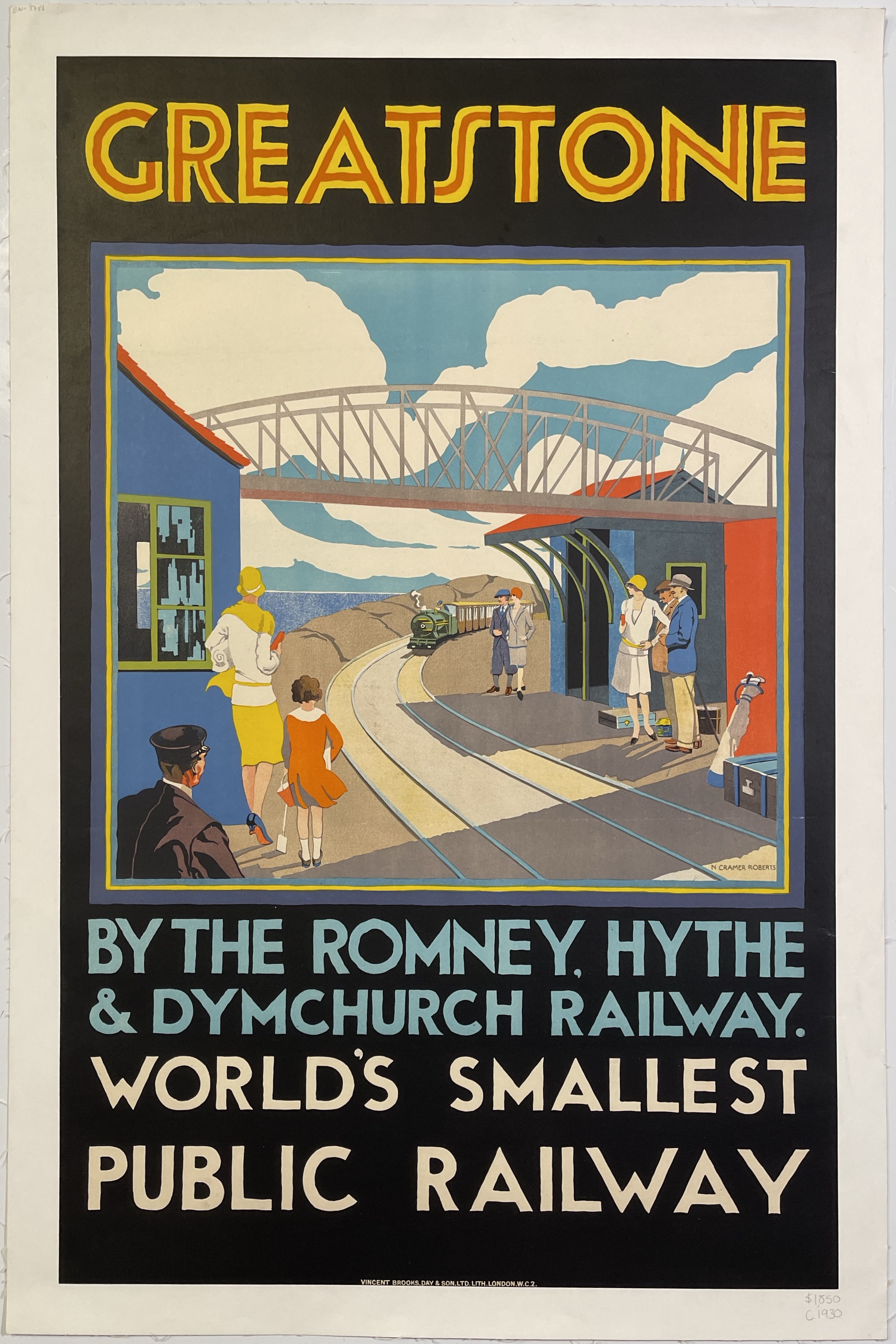 Lot 85 - ADVERTISING / TRAVEL / RAILWAYANA POSTER