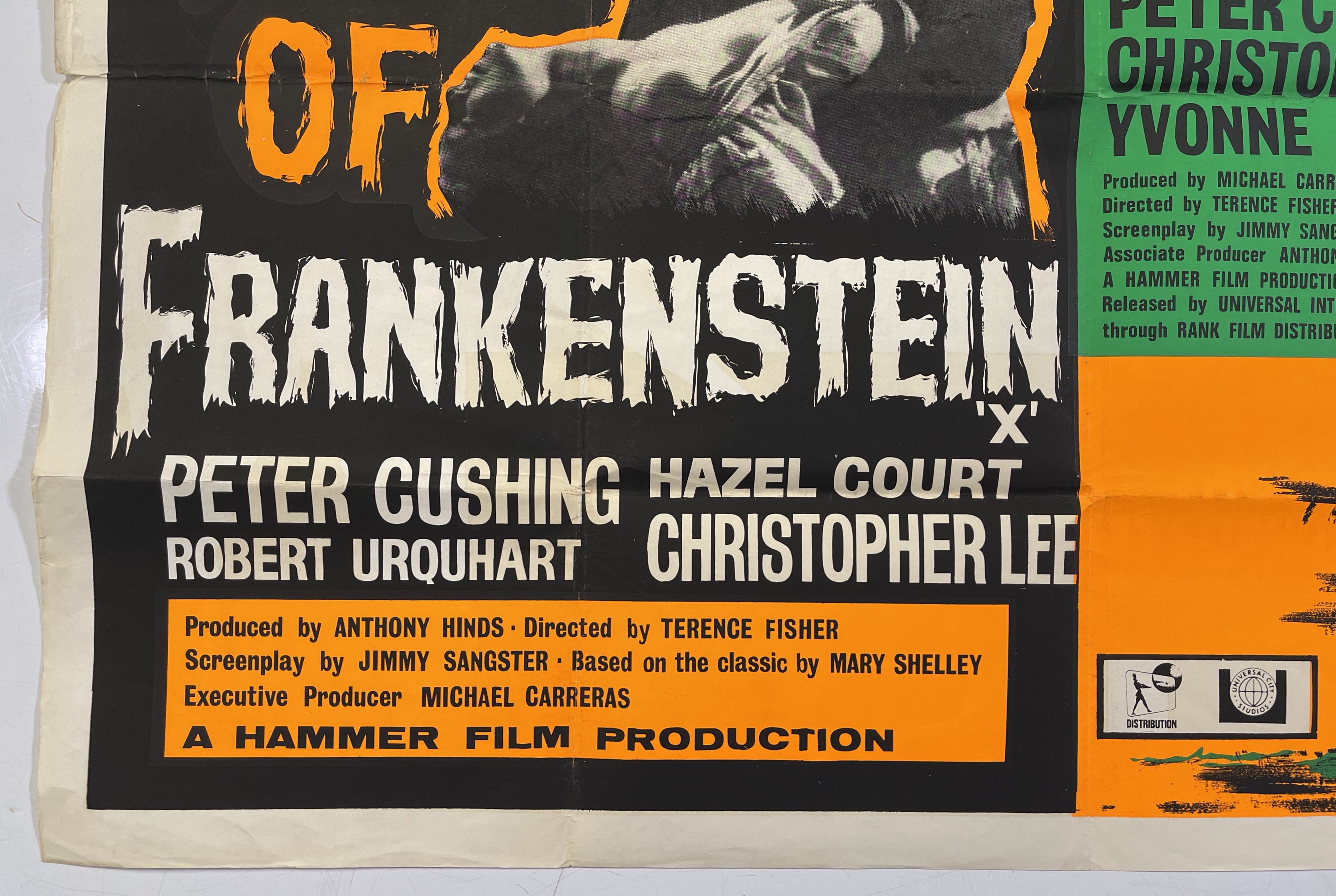 Lot 172 - HAMMER HORROR - 'THE CURSE OF FRANKENSTEIN'